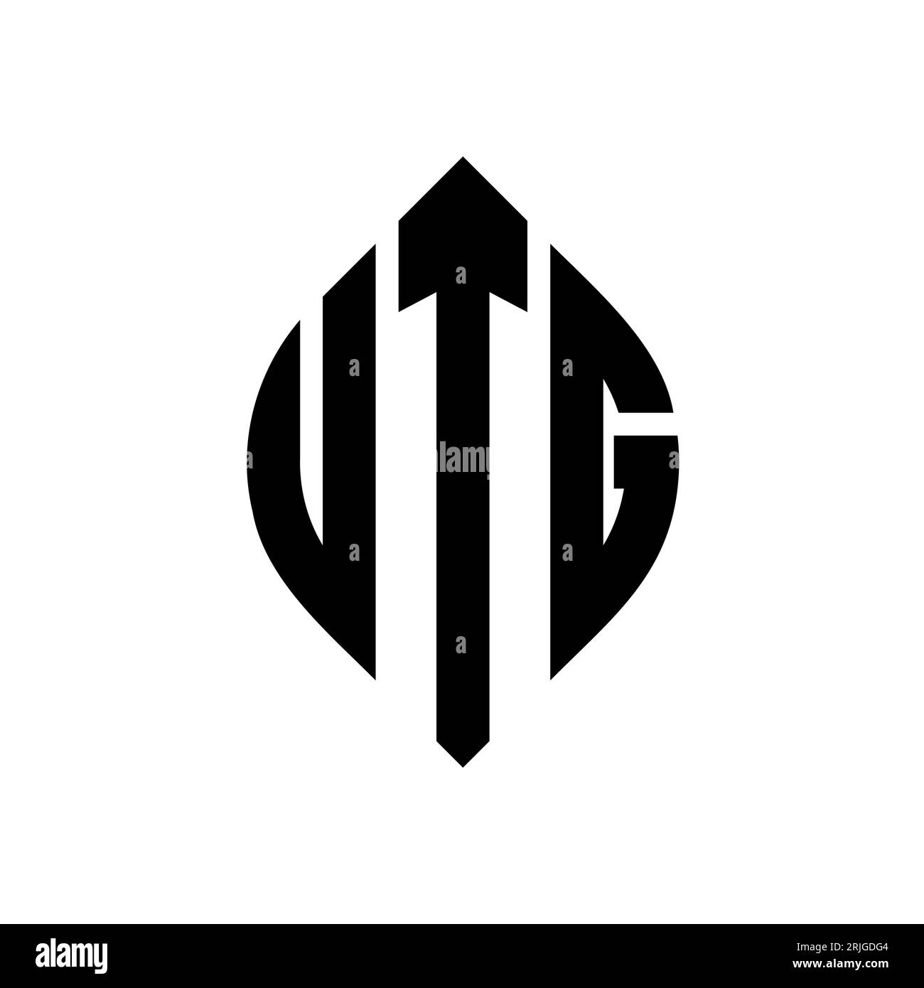 Utg logo design Cut Out Stock Images & Pictures - Alamy