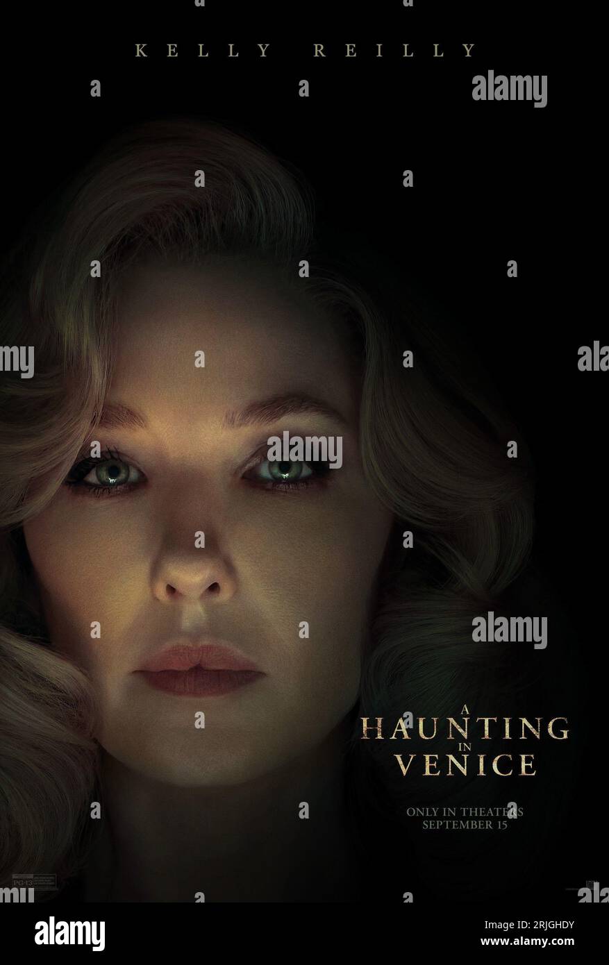 A HAUNTING IN VENICE, US character poster, Kelly Reilly, 2023. © Walt ...