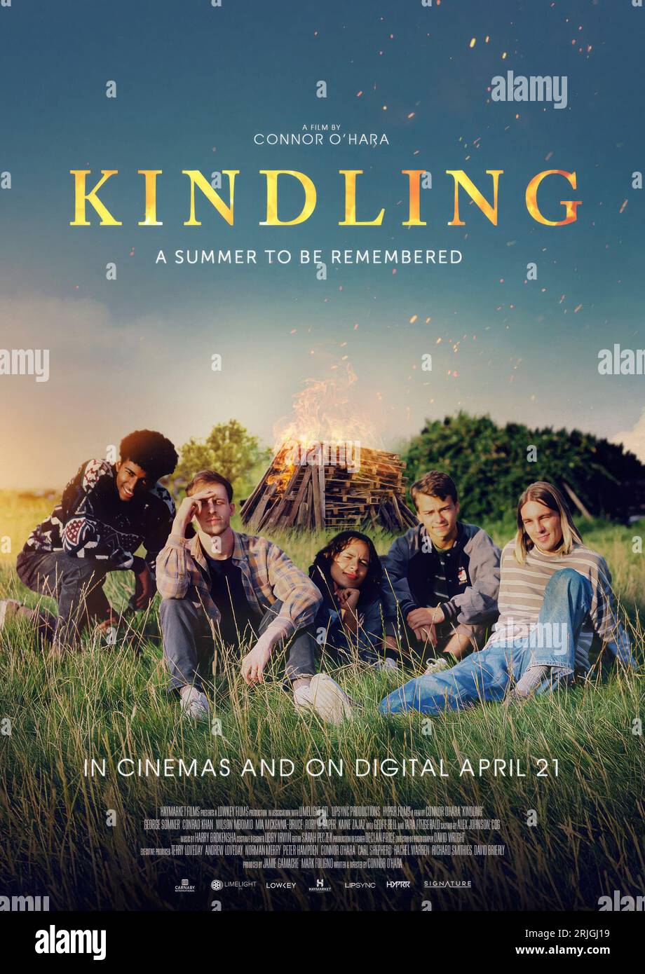 KINDLING, poster, from left: Wilson Mbomio, George Somner, Kaine Zajaz ...