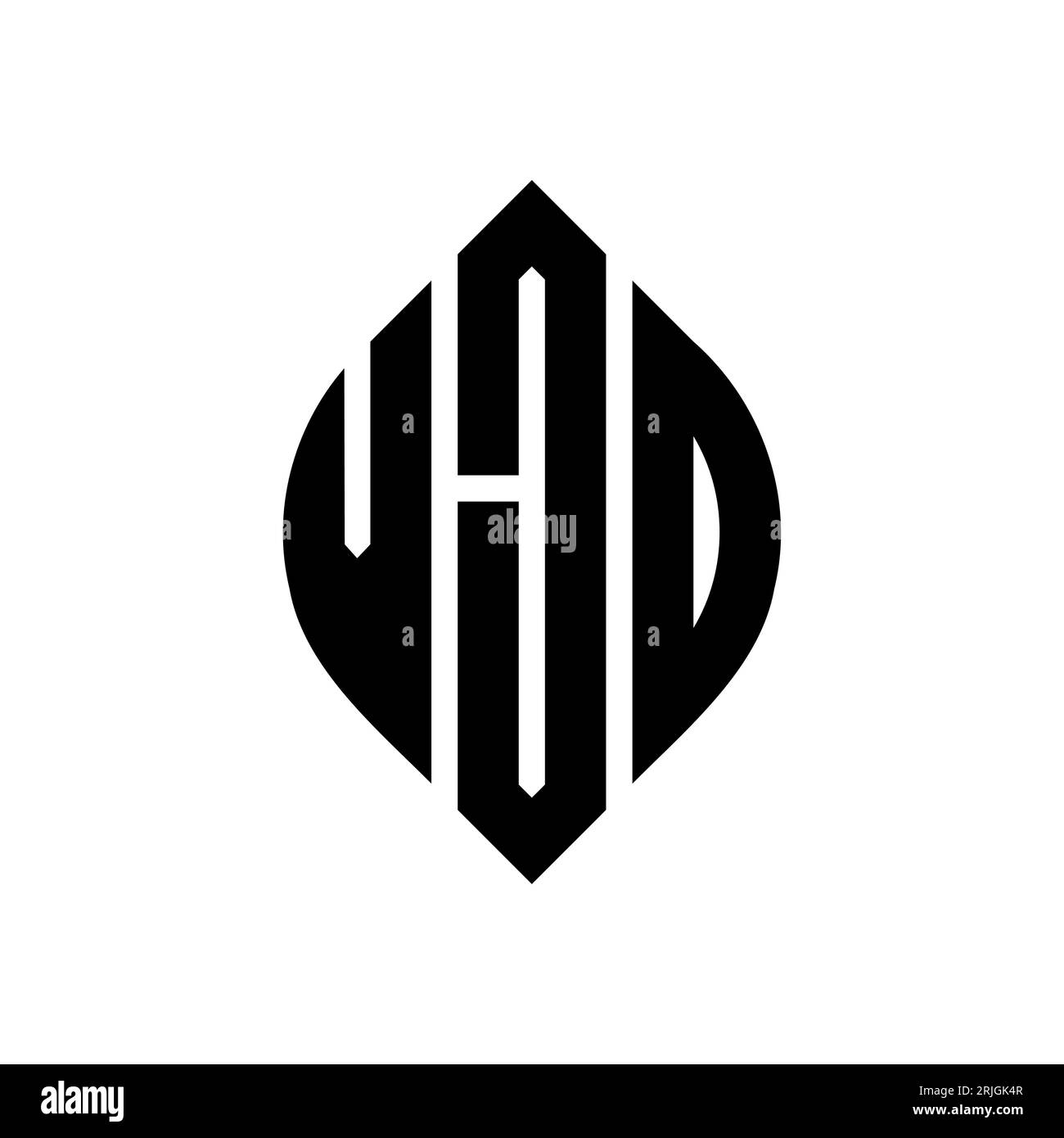 VJO circle letter logo design with circle and ellipse shape. VJO ...