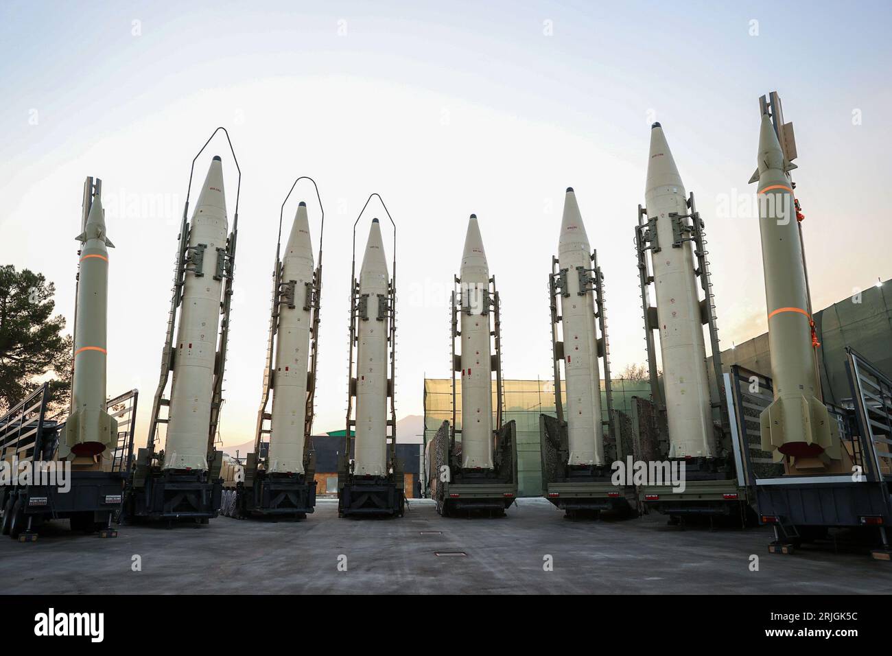 Tehran, Iran. 23rd Aug, 2023. New Iranian long-range ballistic missiles ...