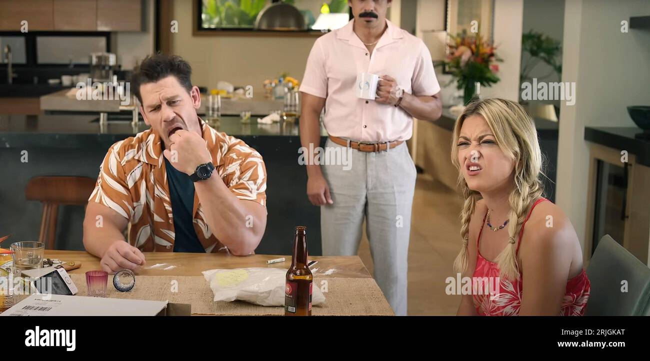 VACATION FRIENDS 2, from left: John Cena, Meredith Hagner, 2023. © Hulu ...