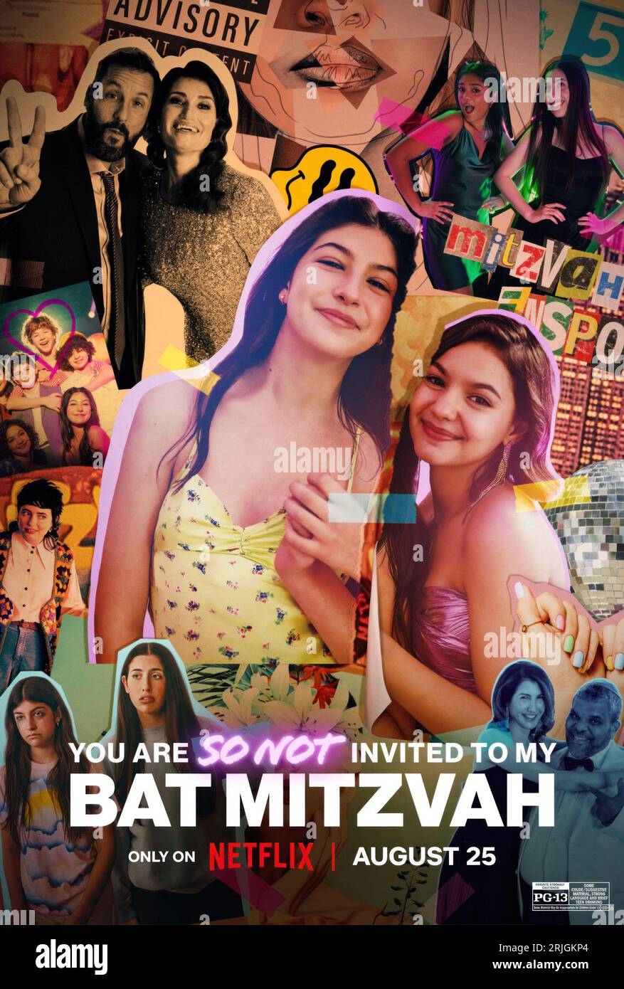 YOU ARE SO NOT INVITED TO MY BAT MITZVAH, US poster, top, from left ...