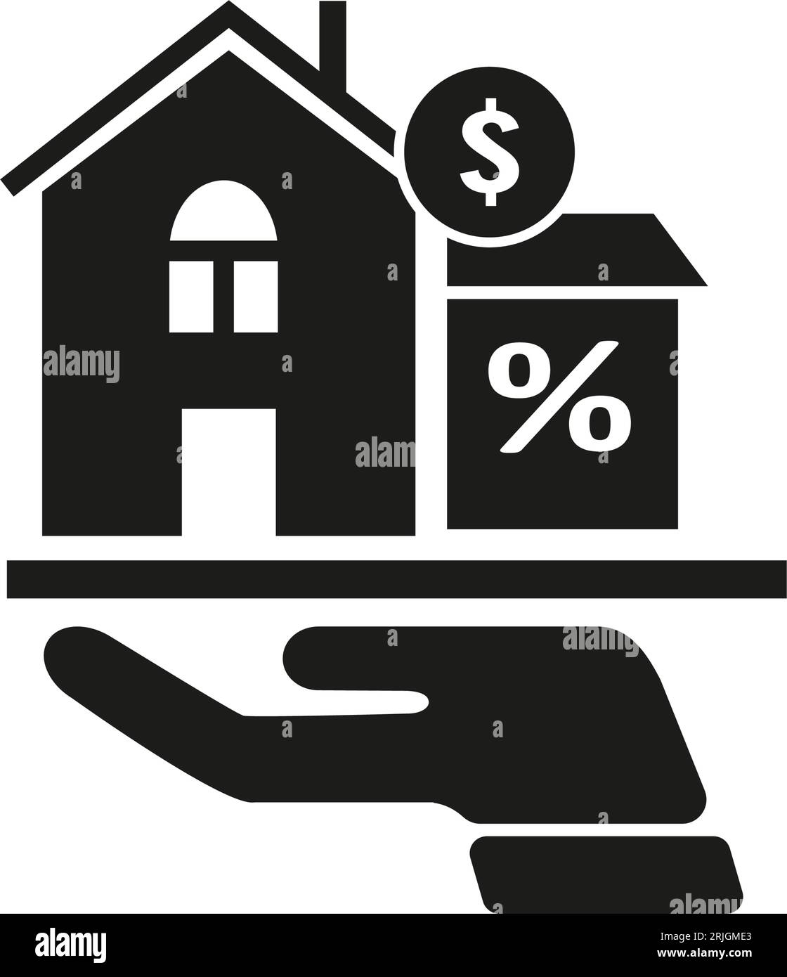 Mortage house Stock Vector Images - Alamy