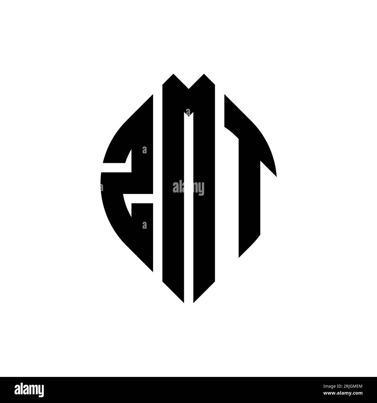 Zmt logo design hi-res stock photography and images - Alamy