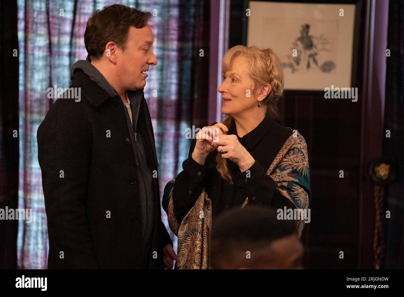 ONLY MURDERS IN THE BUILDING, from left: Jeremy Shamos, Meryl Streep ...