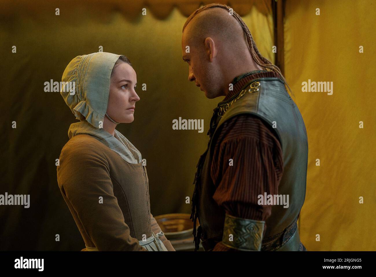 OUTLANDER, from left: Izzy Meikle-Small, John Bell, 'Turning Points ...