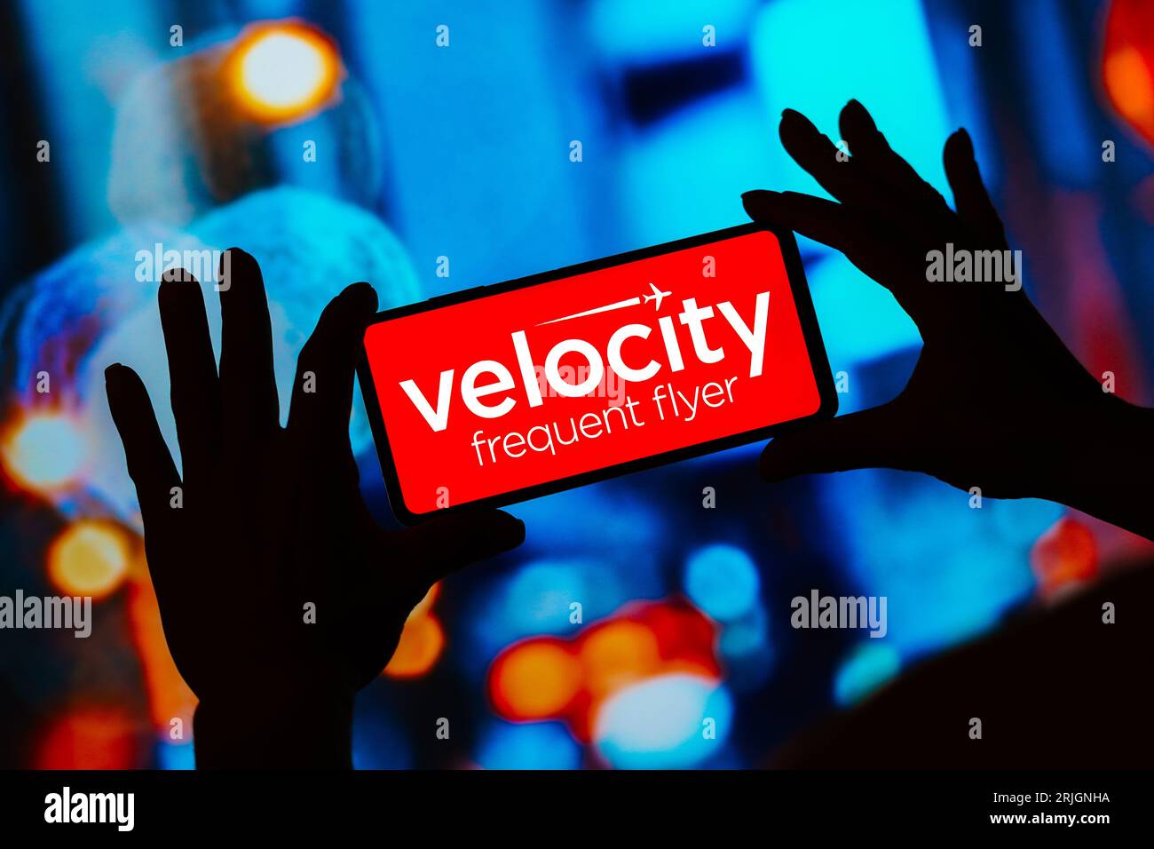 In this photo illustration, the Velocity Frequent Flyer (Virgin ...