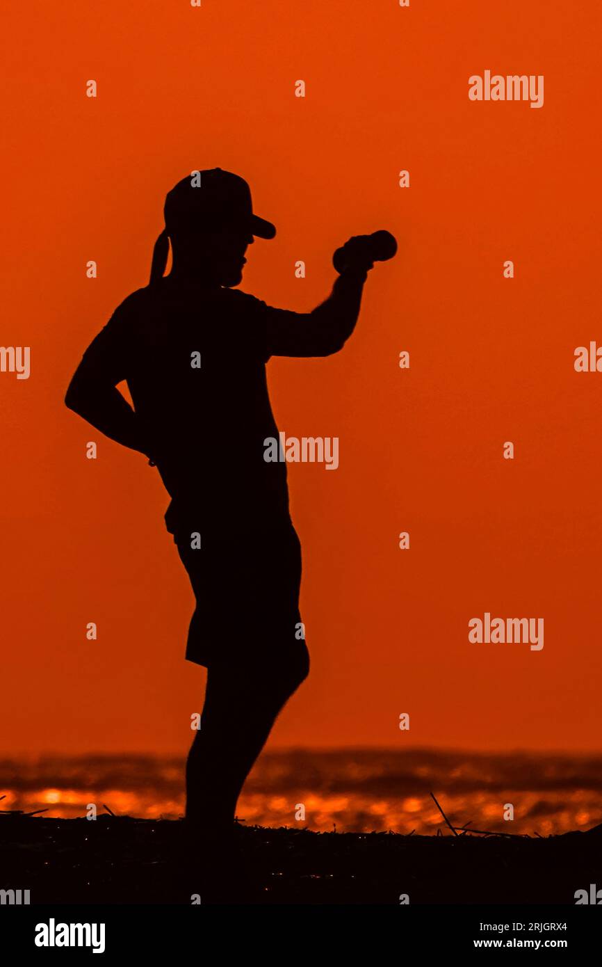 Exercising in hot weather hi-res stock photography and images - Alamy