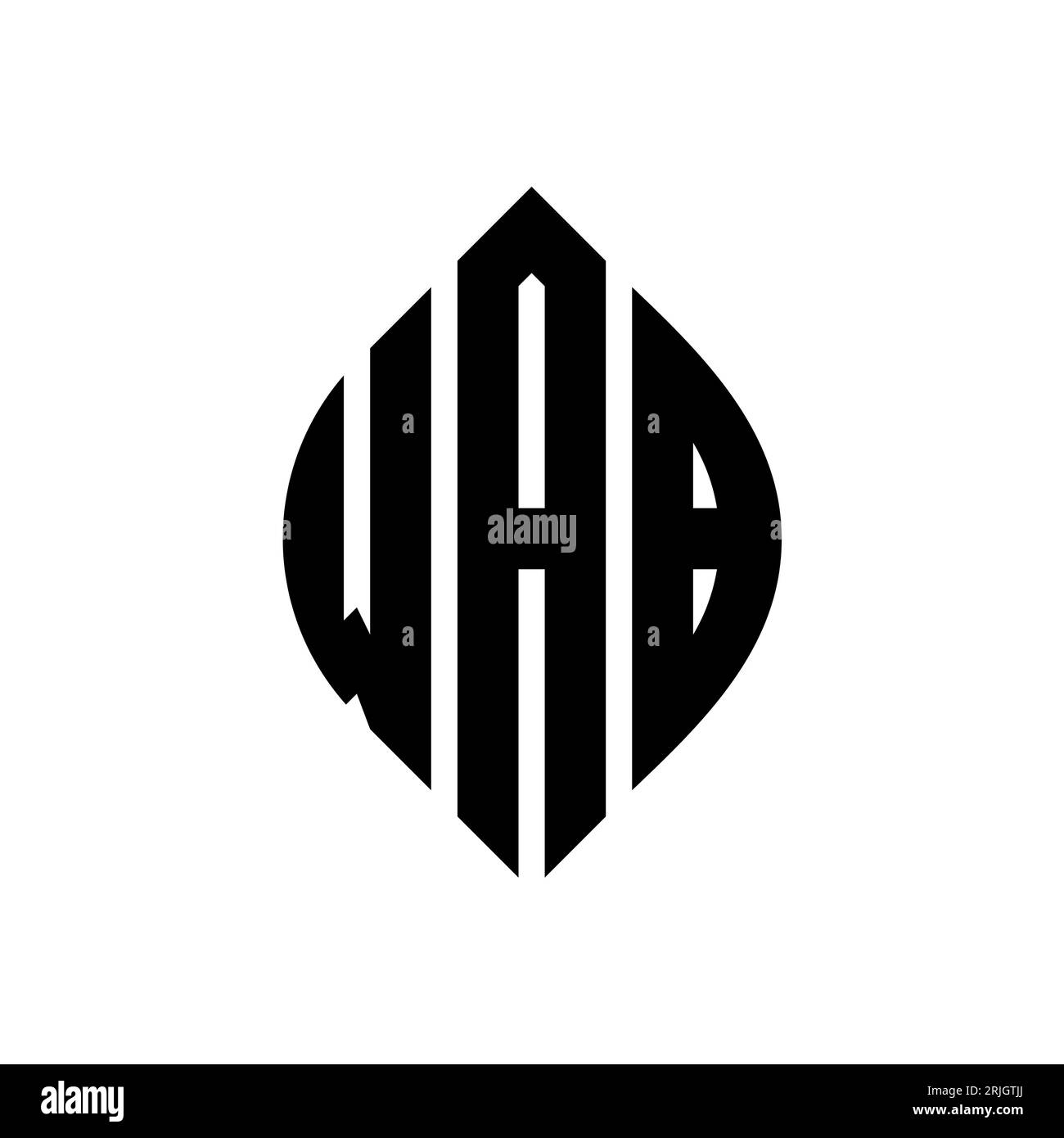 WAB circle letter logo design with circle and ellipse shape. WAB ... WAB circle letter logo design with circle and ellipse shape. WAB ...