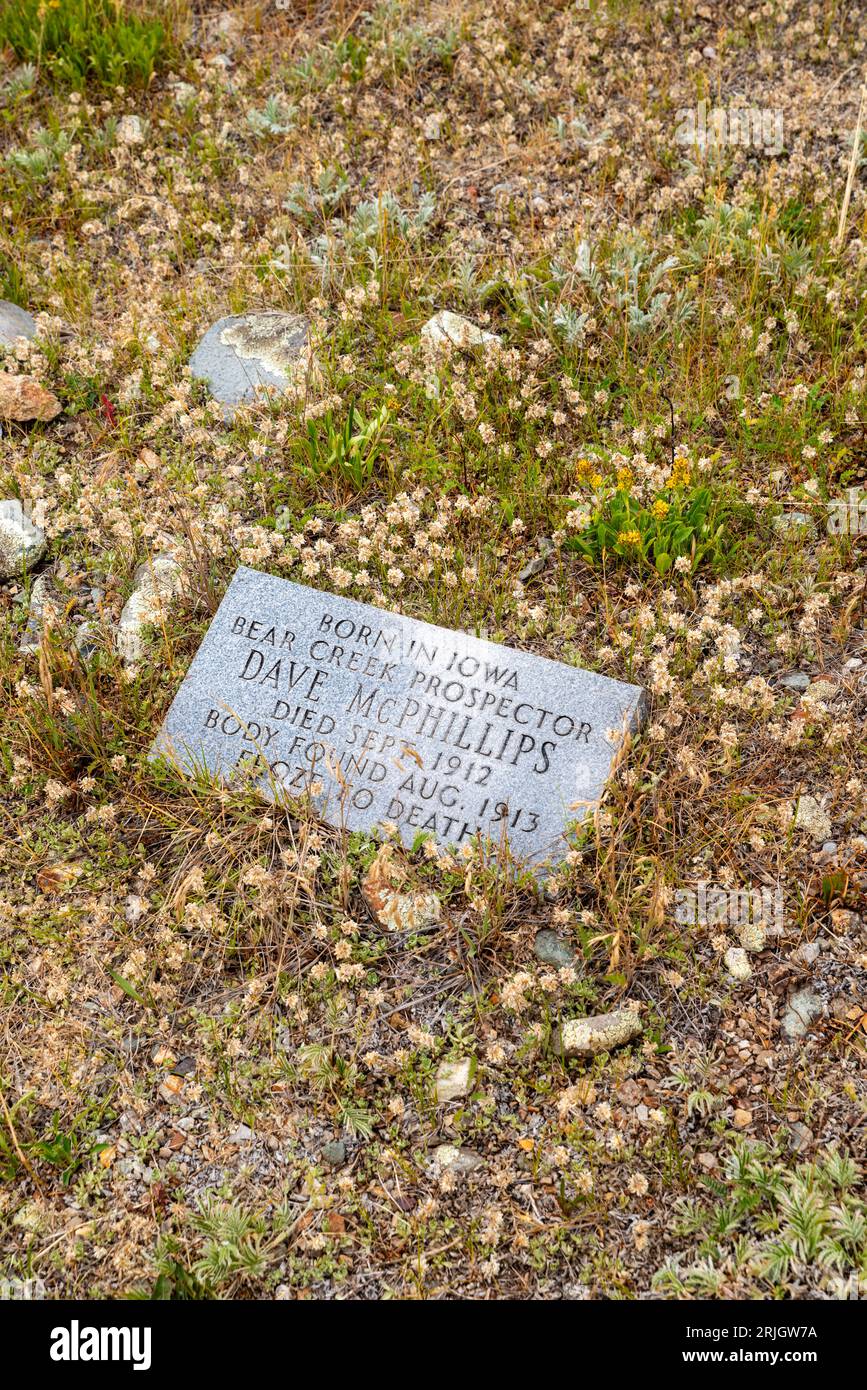The old headstones at Silverton Hillside Cemetery offer brief epitaphs ...