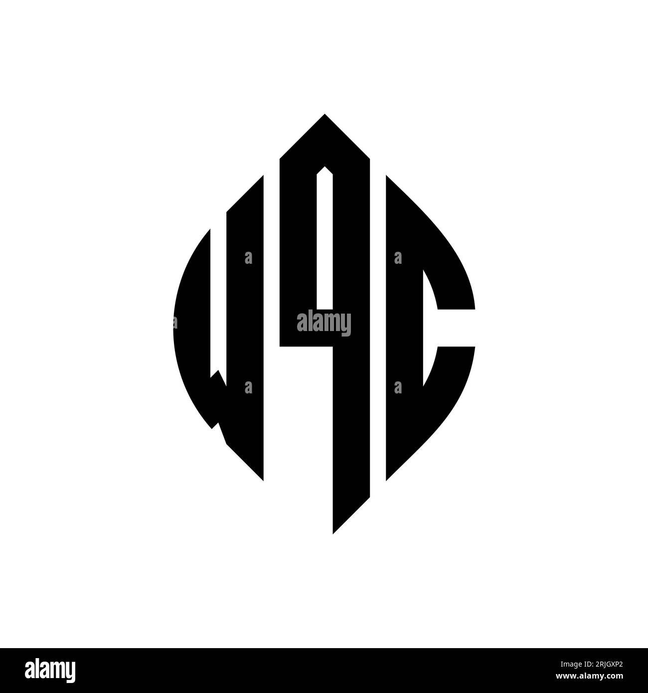 Wqc font Stock Vector Images - Alamy