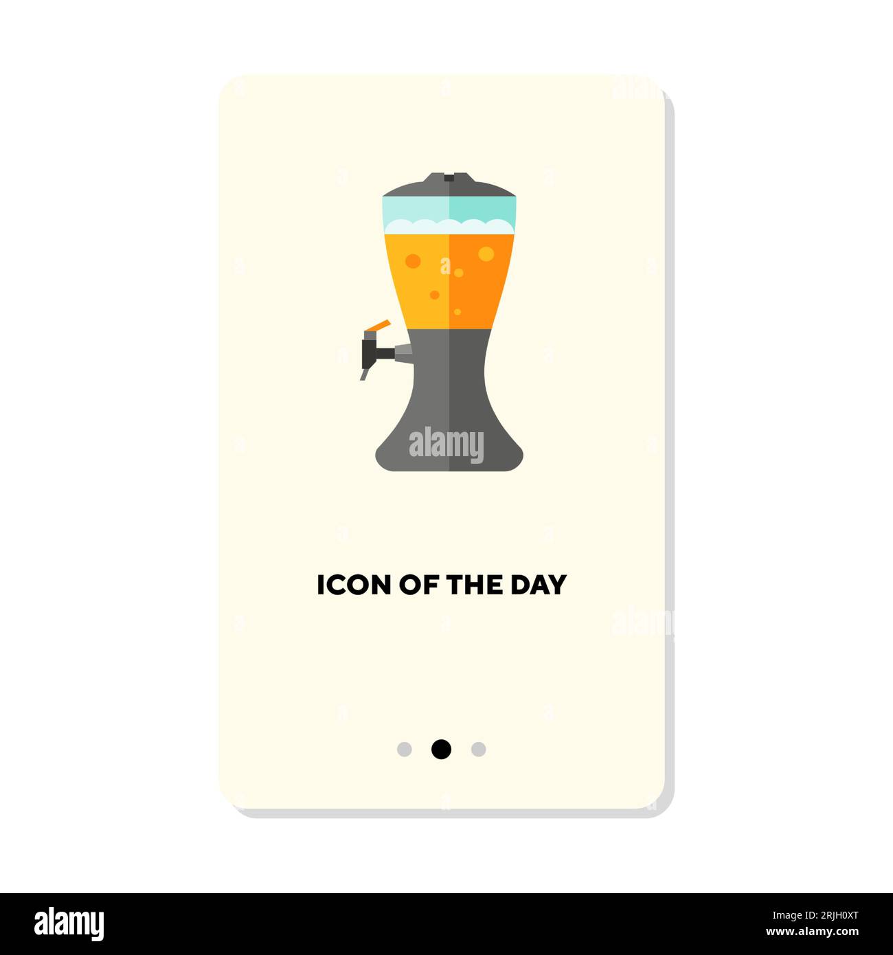 Beer pint flat icon Stock Vector Image & Art - Alamy