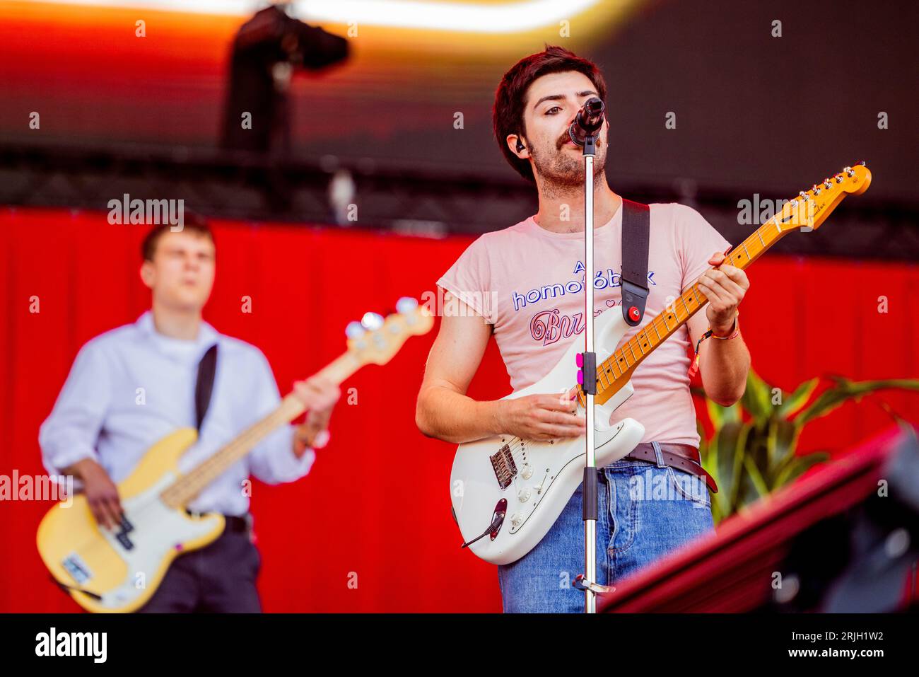 Hungary 11 August 2023 Carson Coma live at Sziget Festival in Budapest ...