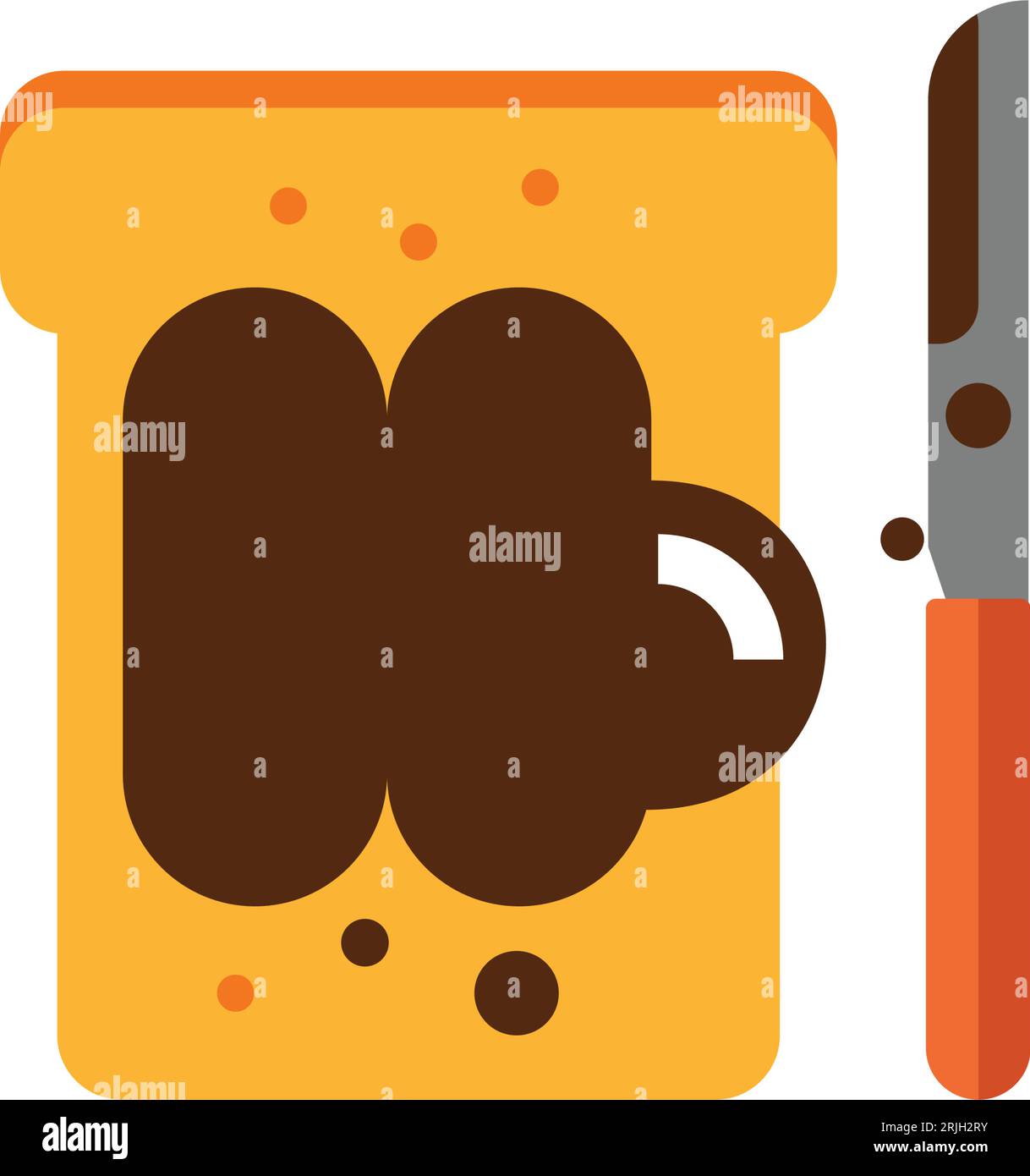 Chocolate butter icon Stock Vector Image & Art - Alamy