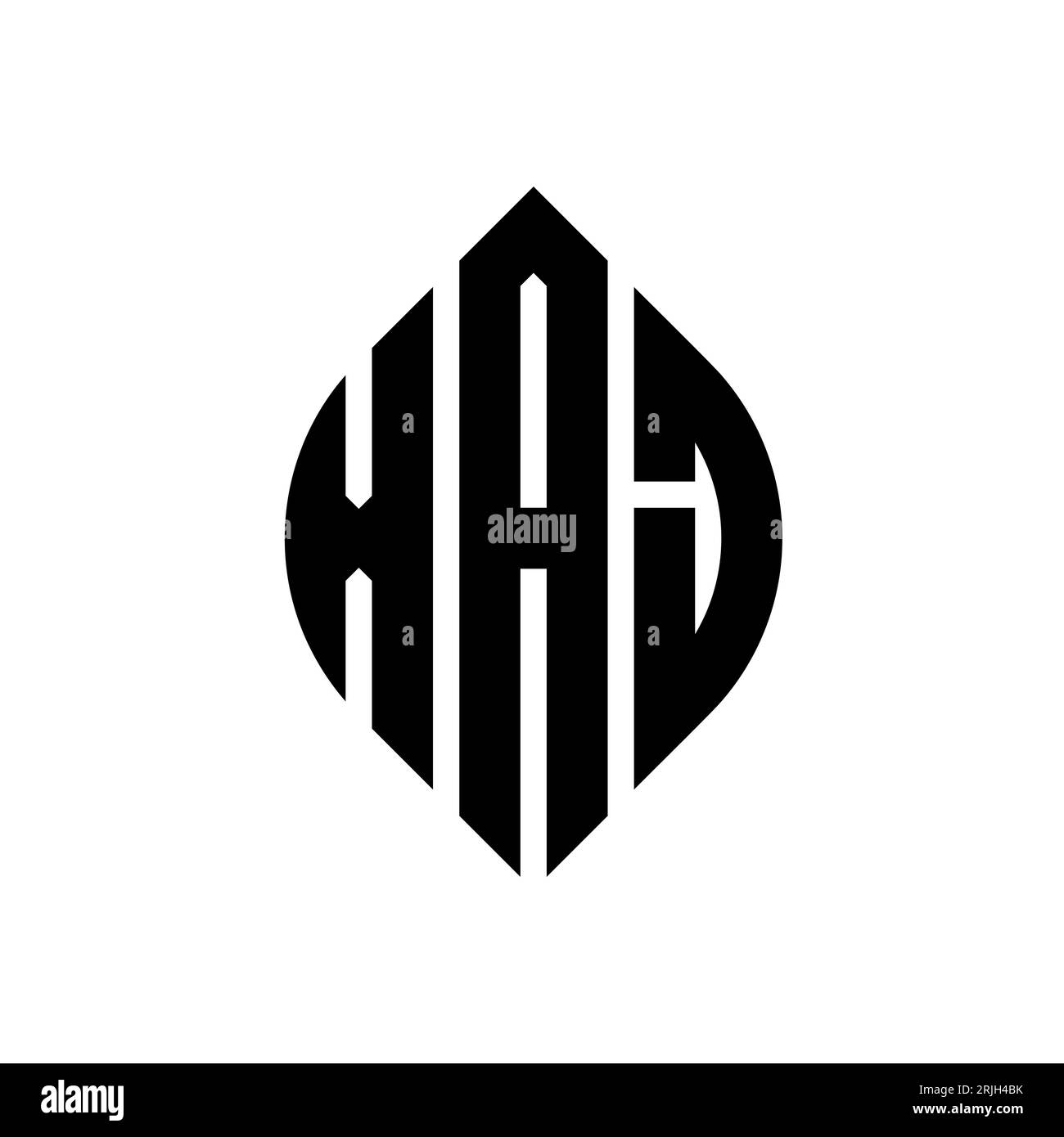 Xaj logo design Black and White Stock Photos & Images - Alamy