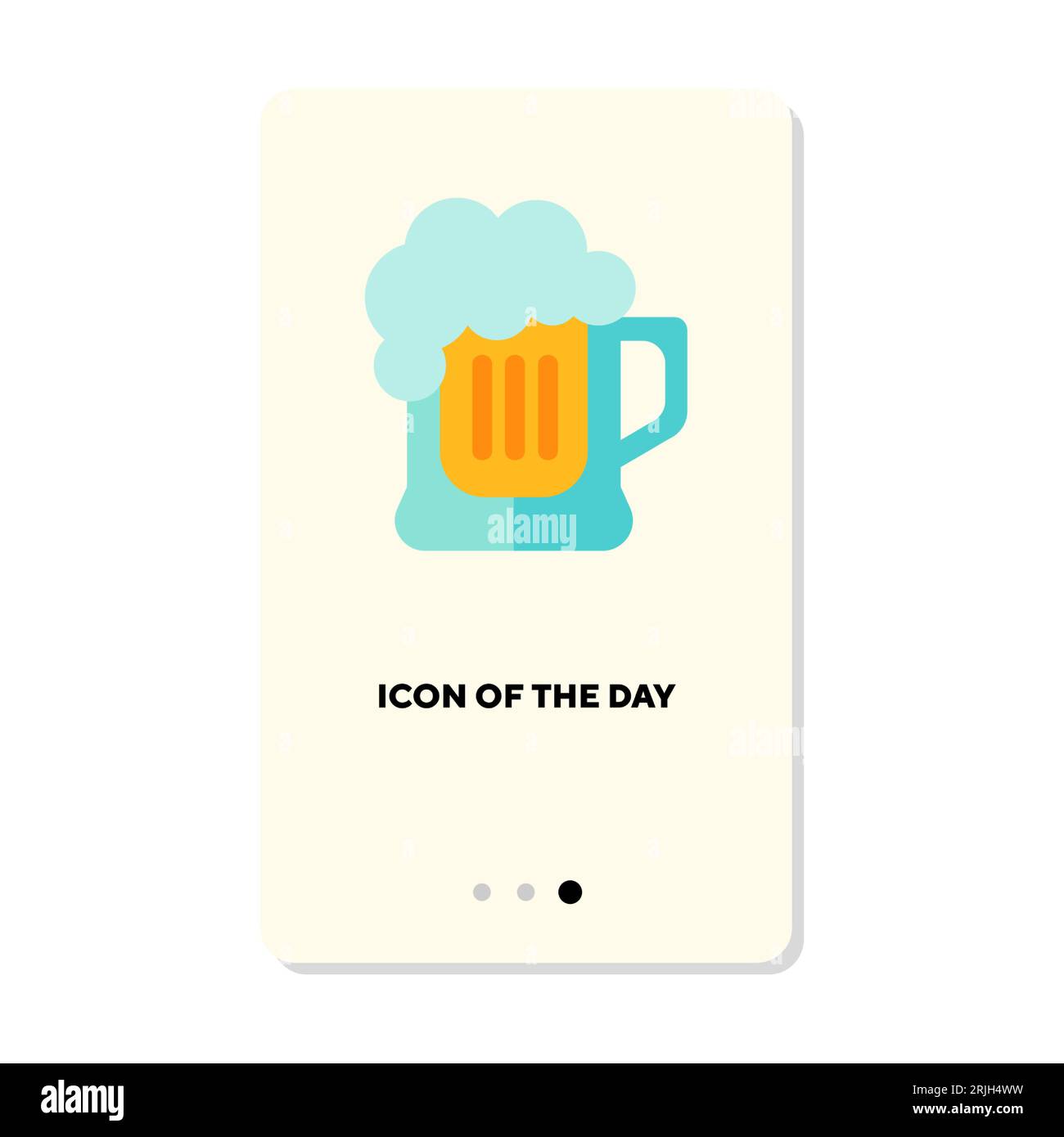 Beer pint flat vector icon Stock Vector Image & Art - Alamy