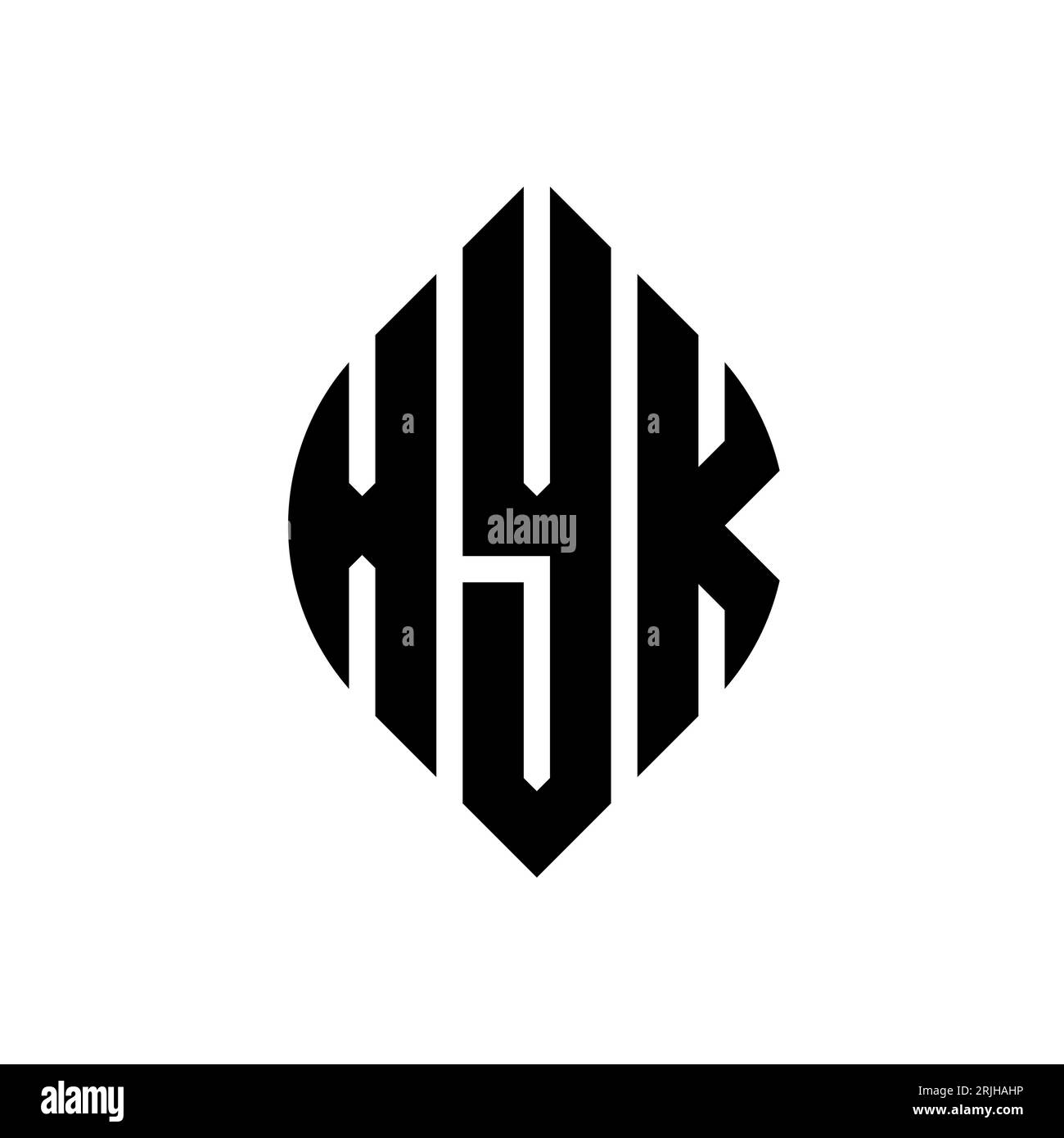XYK circle letter logo design with circle and ellipse shape. XYK ...