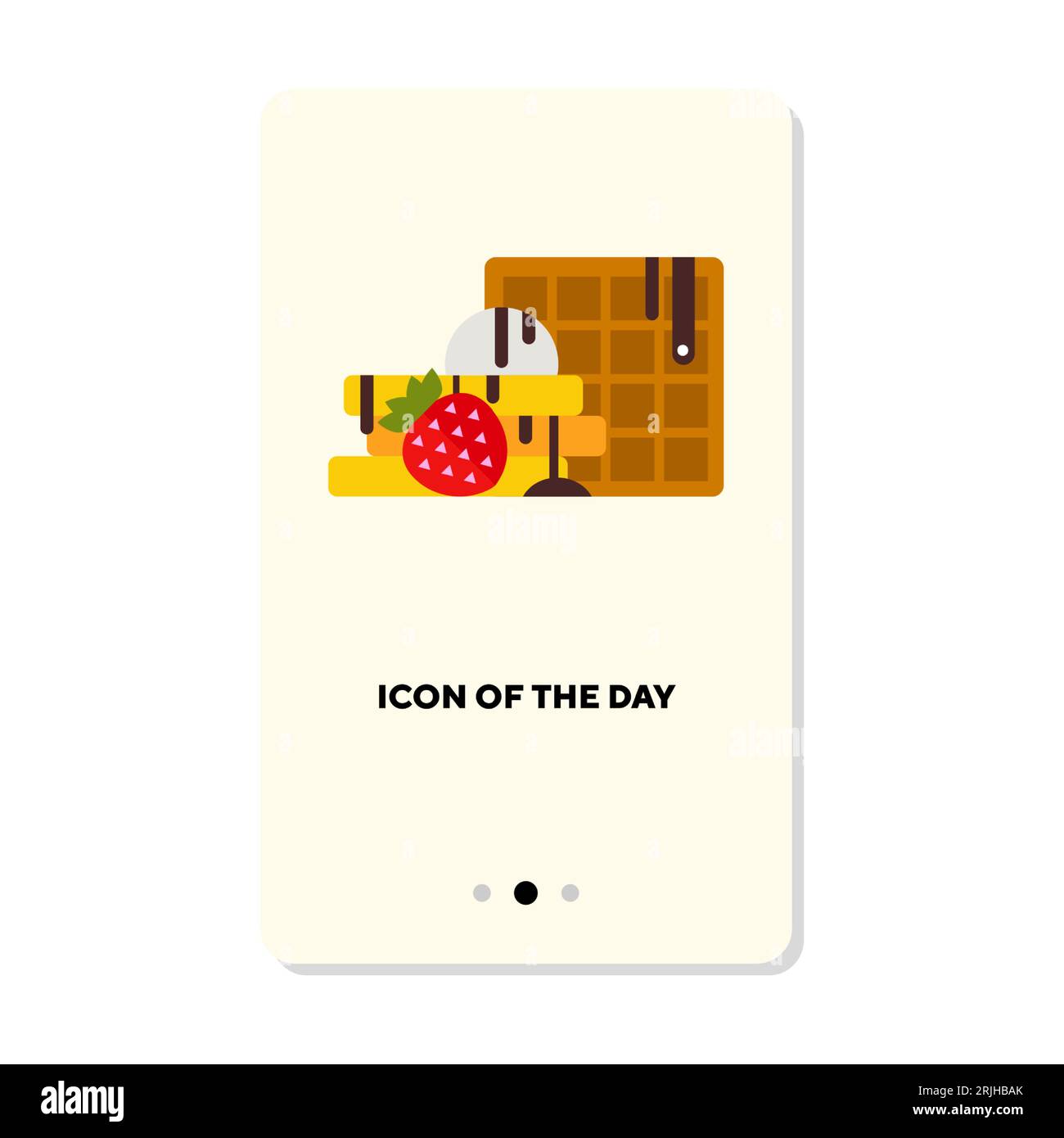 Desserts linear icon Stock Vector Images - Alamy