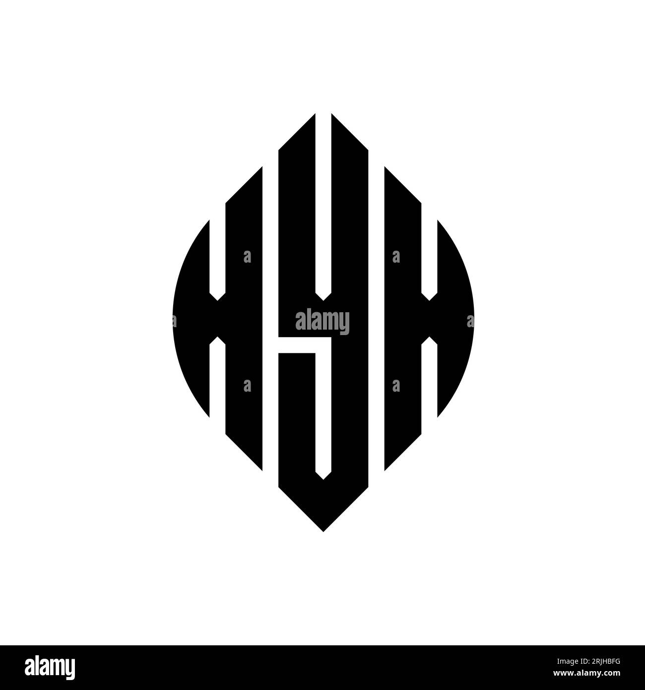 XYX circle letter logo design with circle and ellipse shape. XYX ...