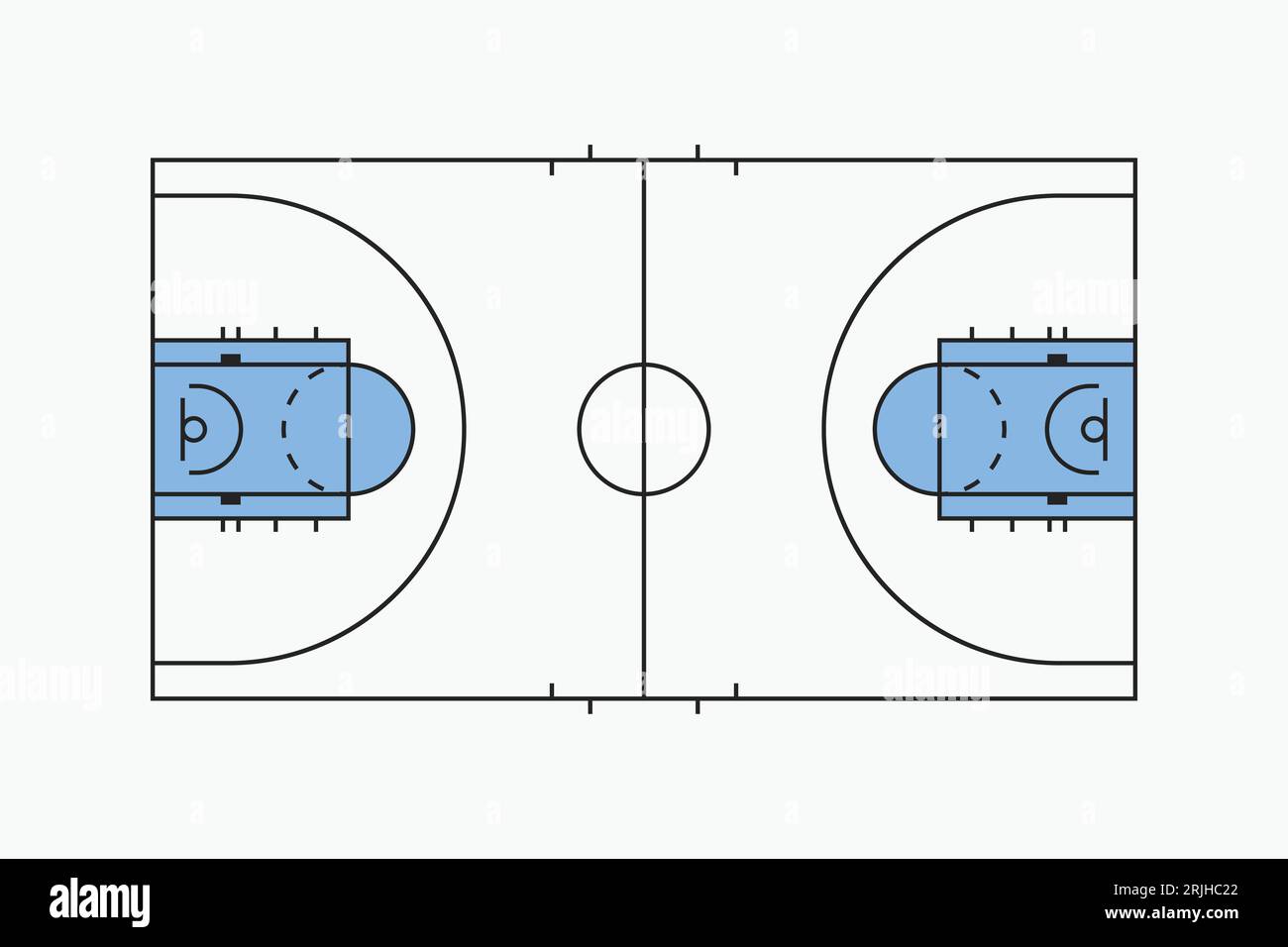 Gymnasium basketball Stock Vector Images - Alamy