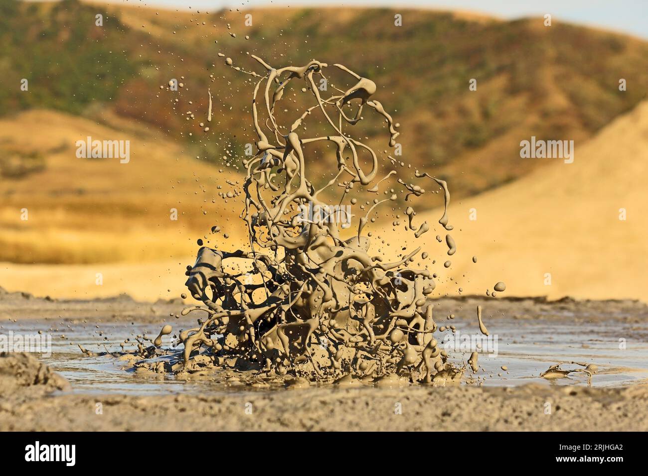 Eruption of mud hi-res stock photography and images - Alamy