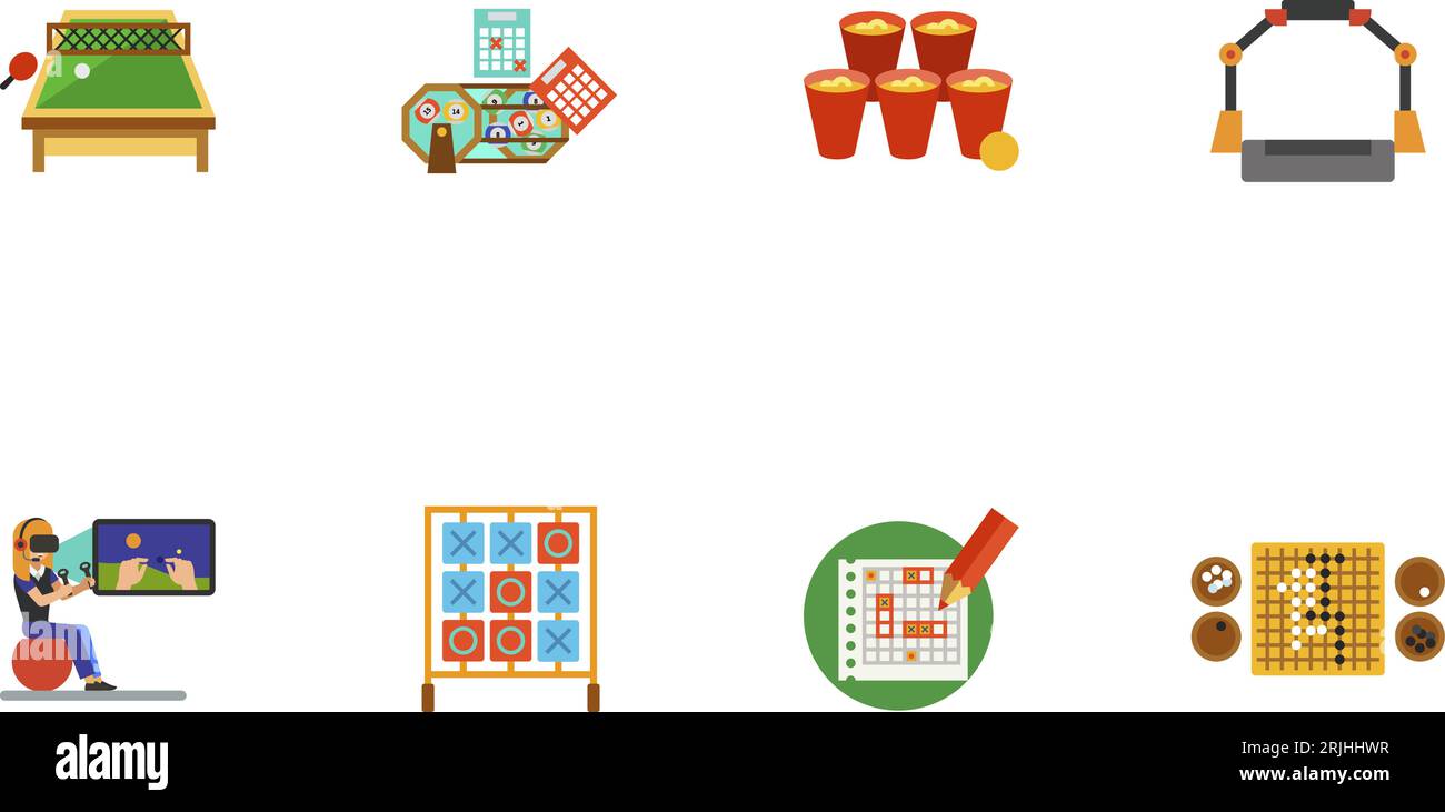 Leisure Icon Set Stock Vector Image & Art - Alamy