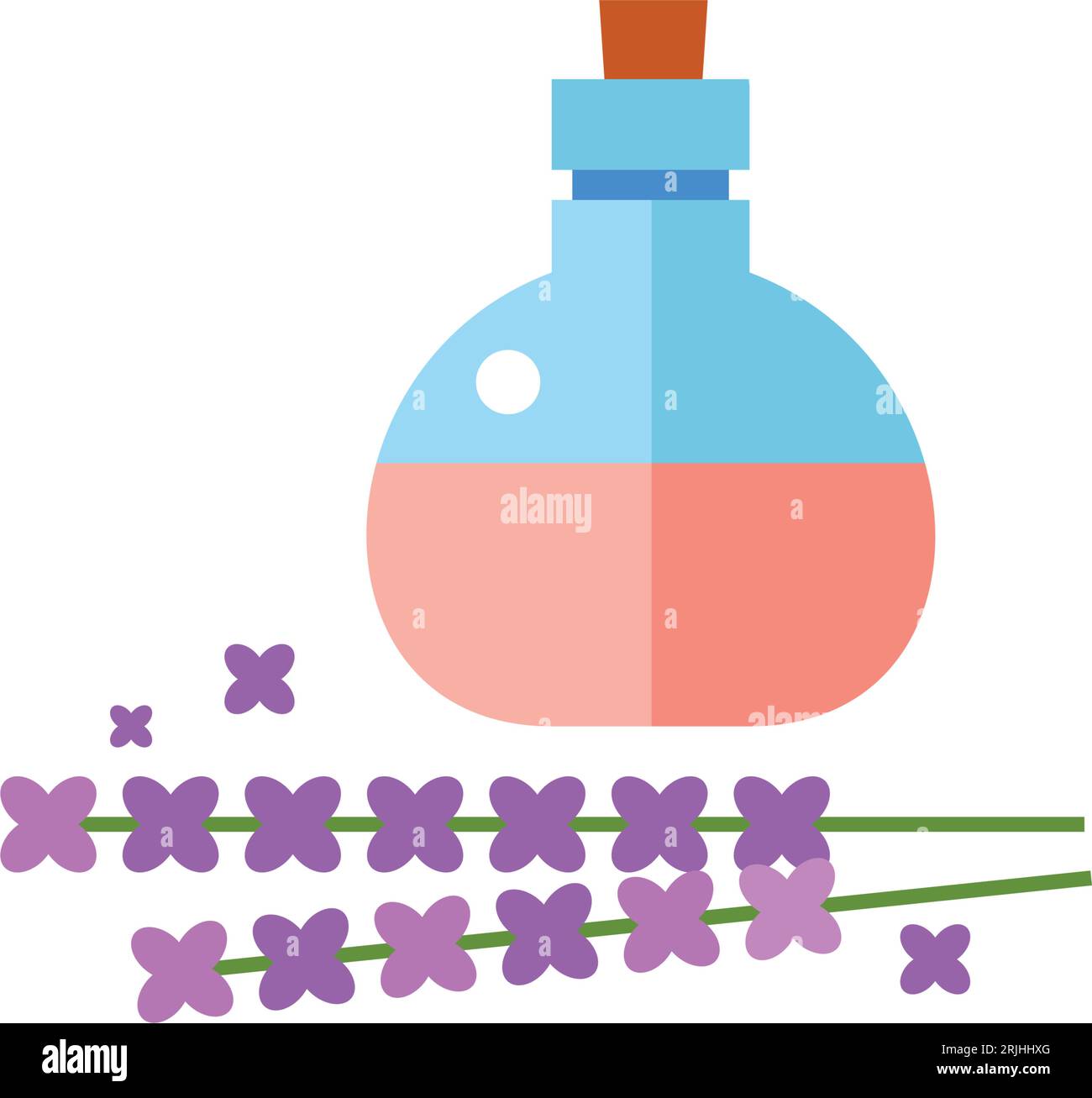 Cosmetic product lavender essential Stock Vector Images - Alamy