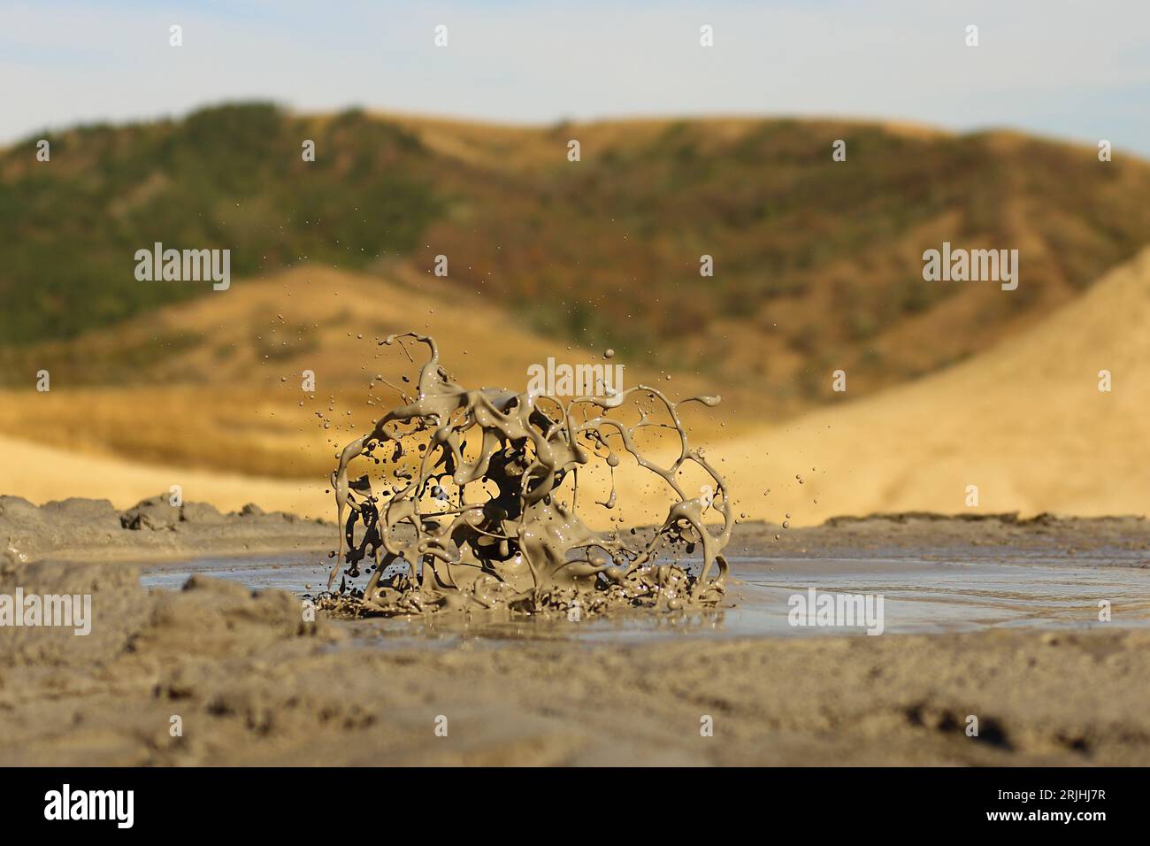 Eruption of mud hi-res stock photography and images - Alamy