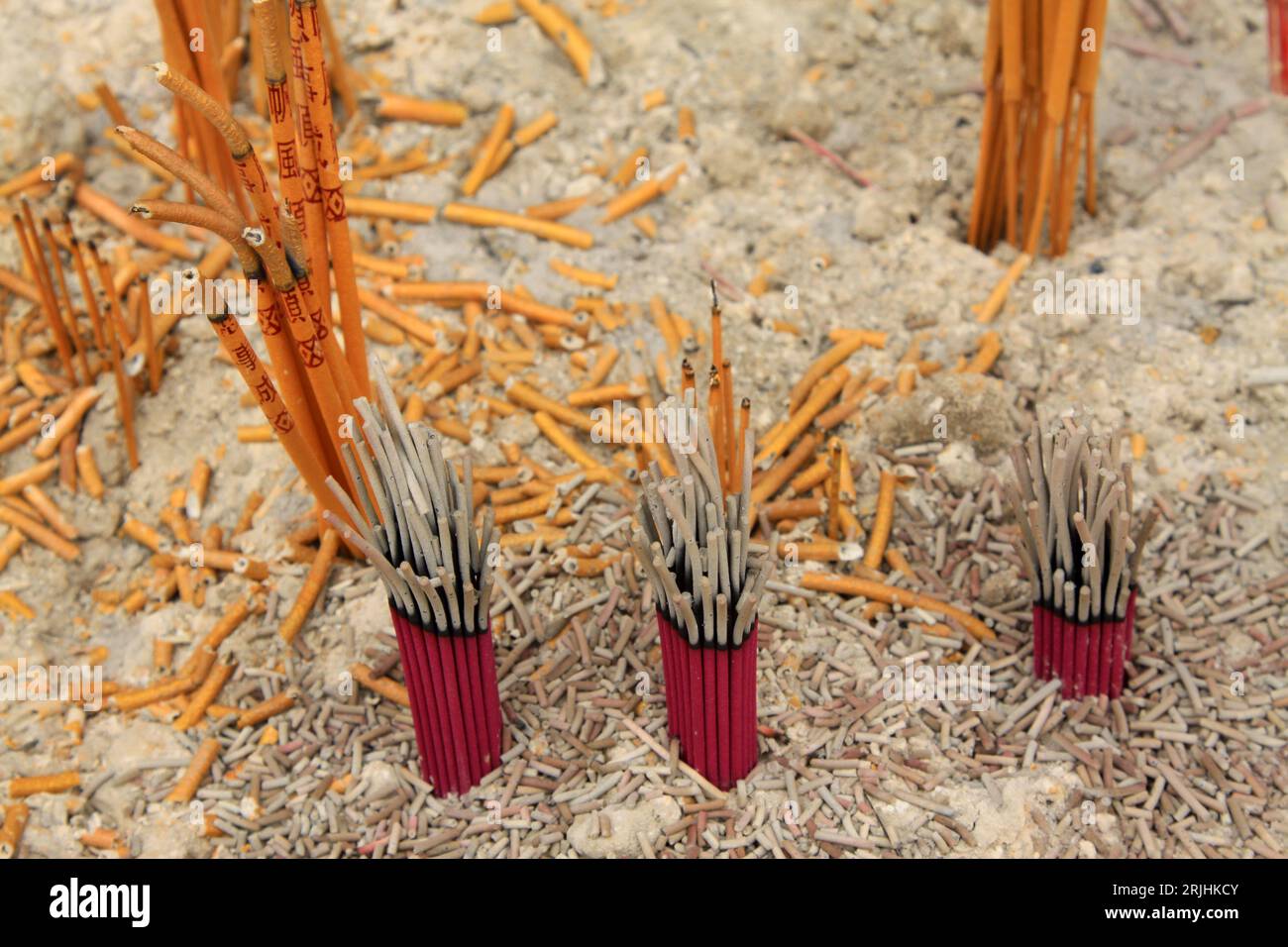 incense burner incense in a temple in china Stock Photo - Alamy