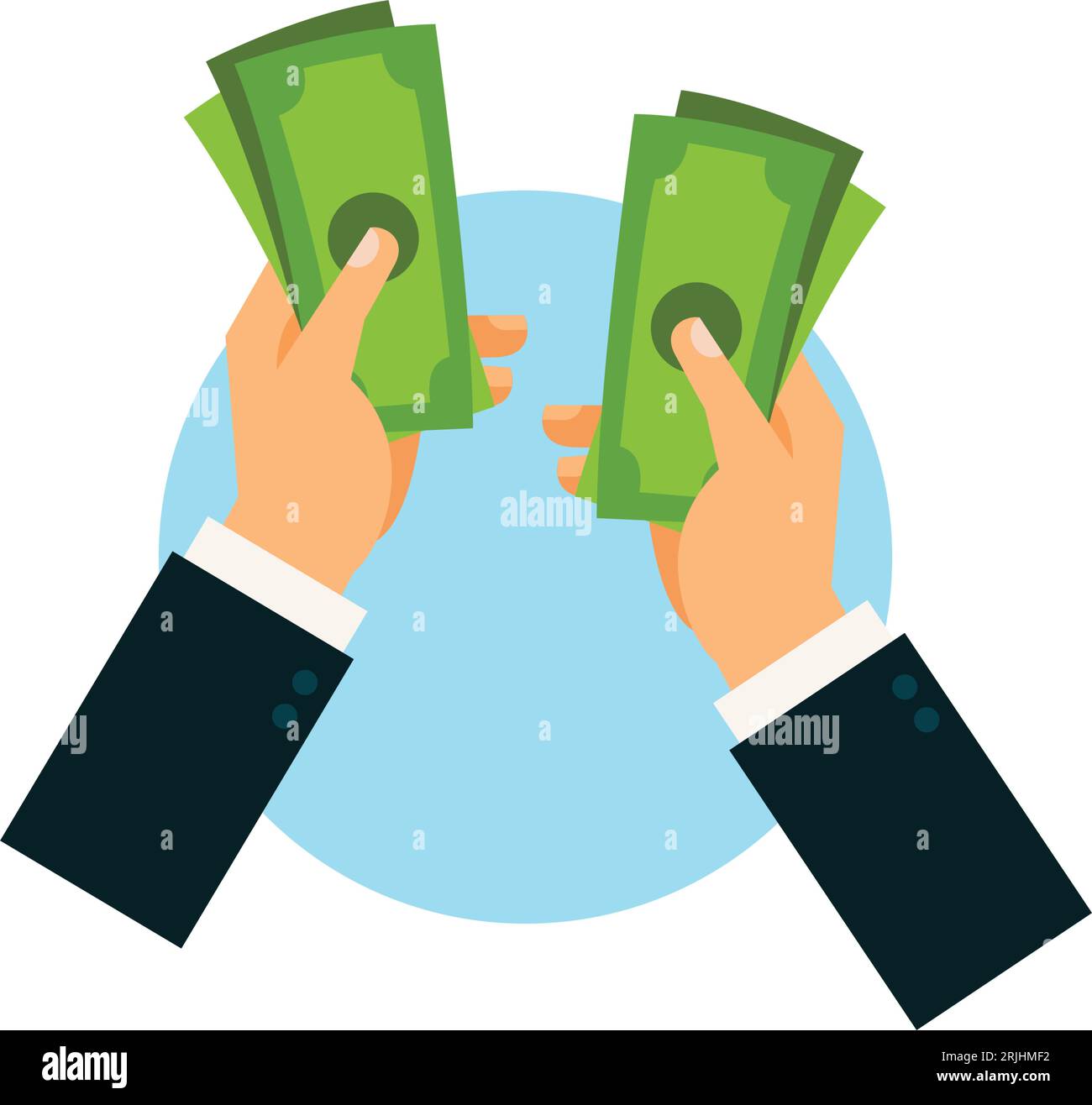 Hands counting money icon Stock Vector Image & Art - Alamy