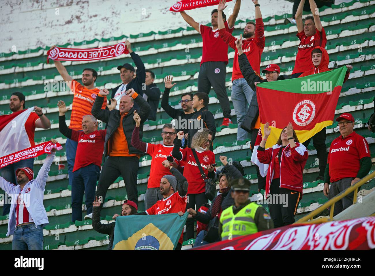 22nd August 2023: Stadium Hernando SIles, La Paz, Bolivia; Copa ...