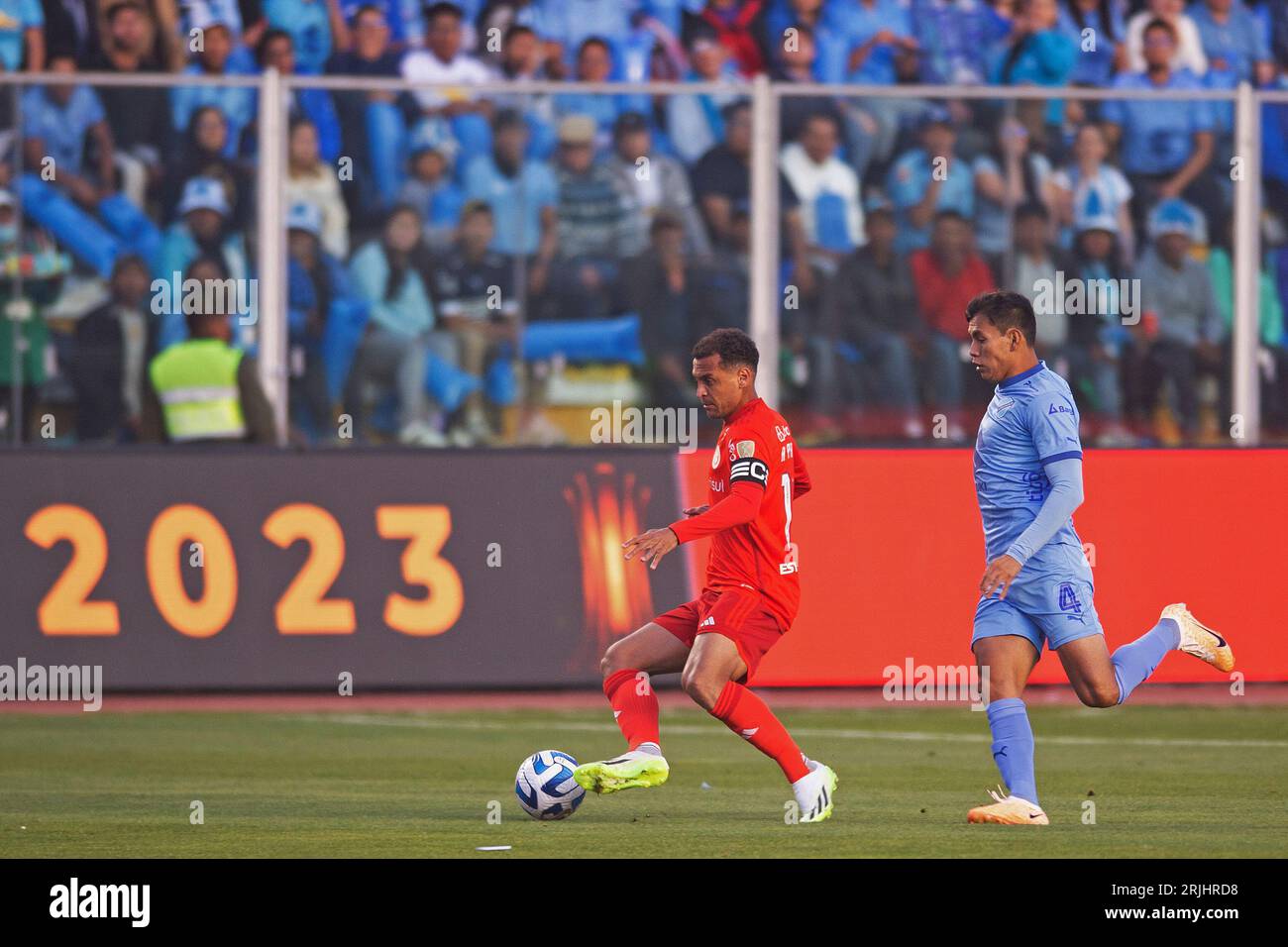 22nd August 2023: Stadium Hernando SIles, La Paz, Bolivia; Copa ...