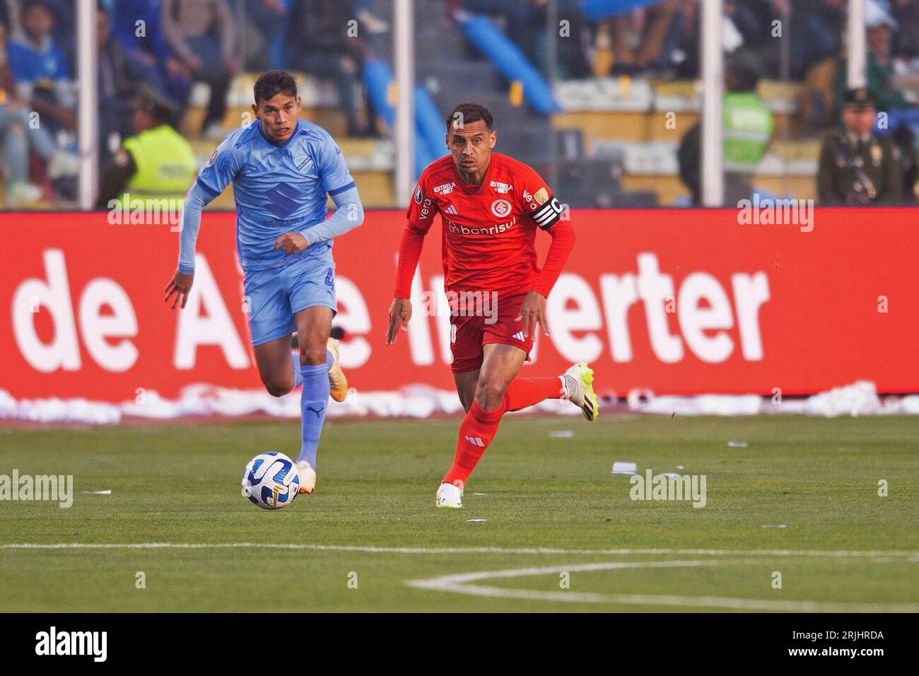 22nd August 2023: Stadium Hernando SIles, La Paz, Bolivia; Copa ...