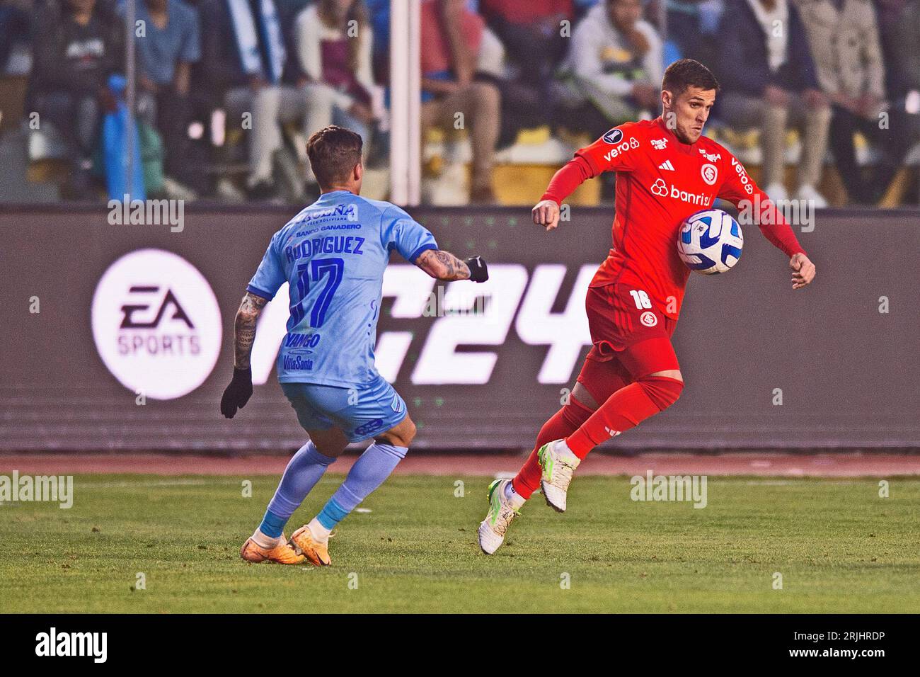 22nd August 2023: Stadium Hernando SIles, La Paz, Bolivia; Copa ...