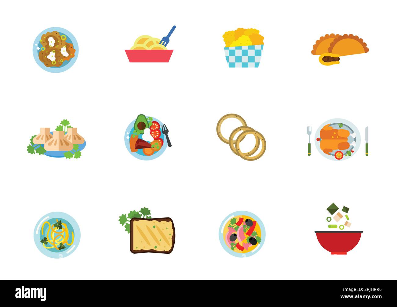 National cuisine icon set Stock Vector Image & Art - Alamy