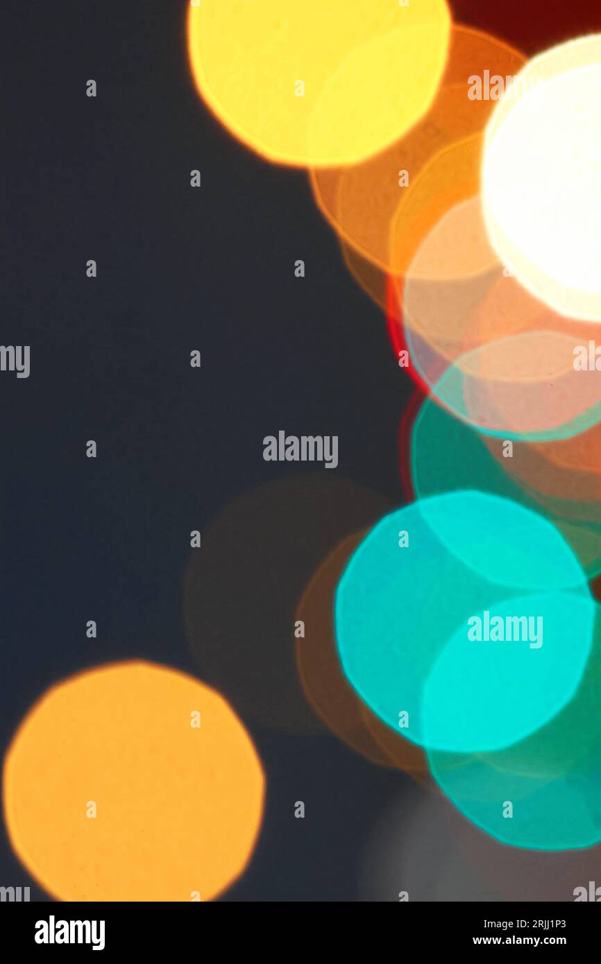 Abstract light art from focus blur photography Stock Photo - Alamy