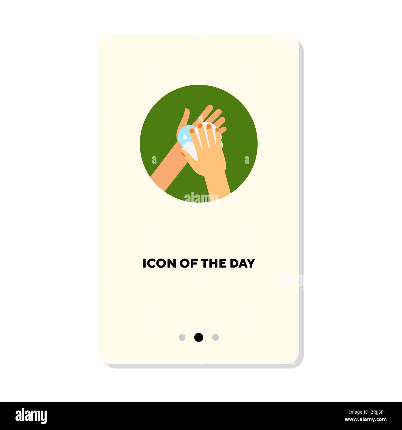 Rubbing hands Stock Vector Images - Alamy