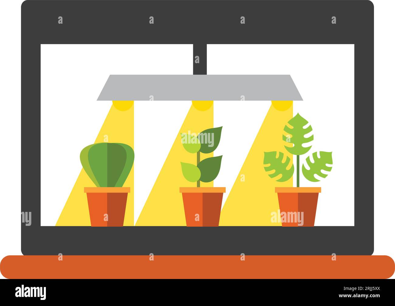 Light for houseplants vector icon Stock Vector Image & Art - Alamy