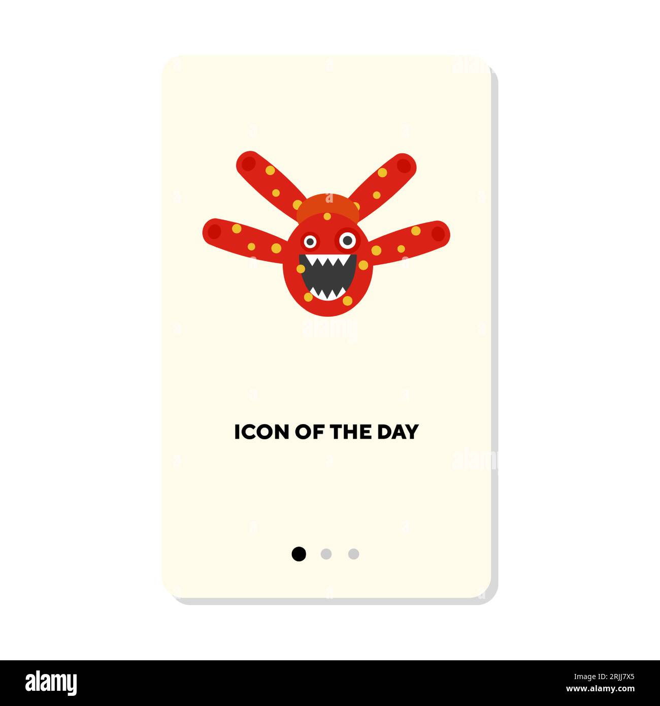 Red bacteria flat icon Stock Vector Image & Art - Alamy