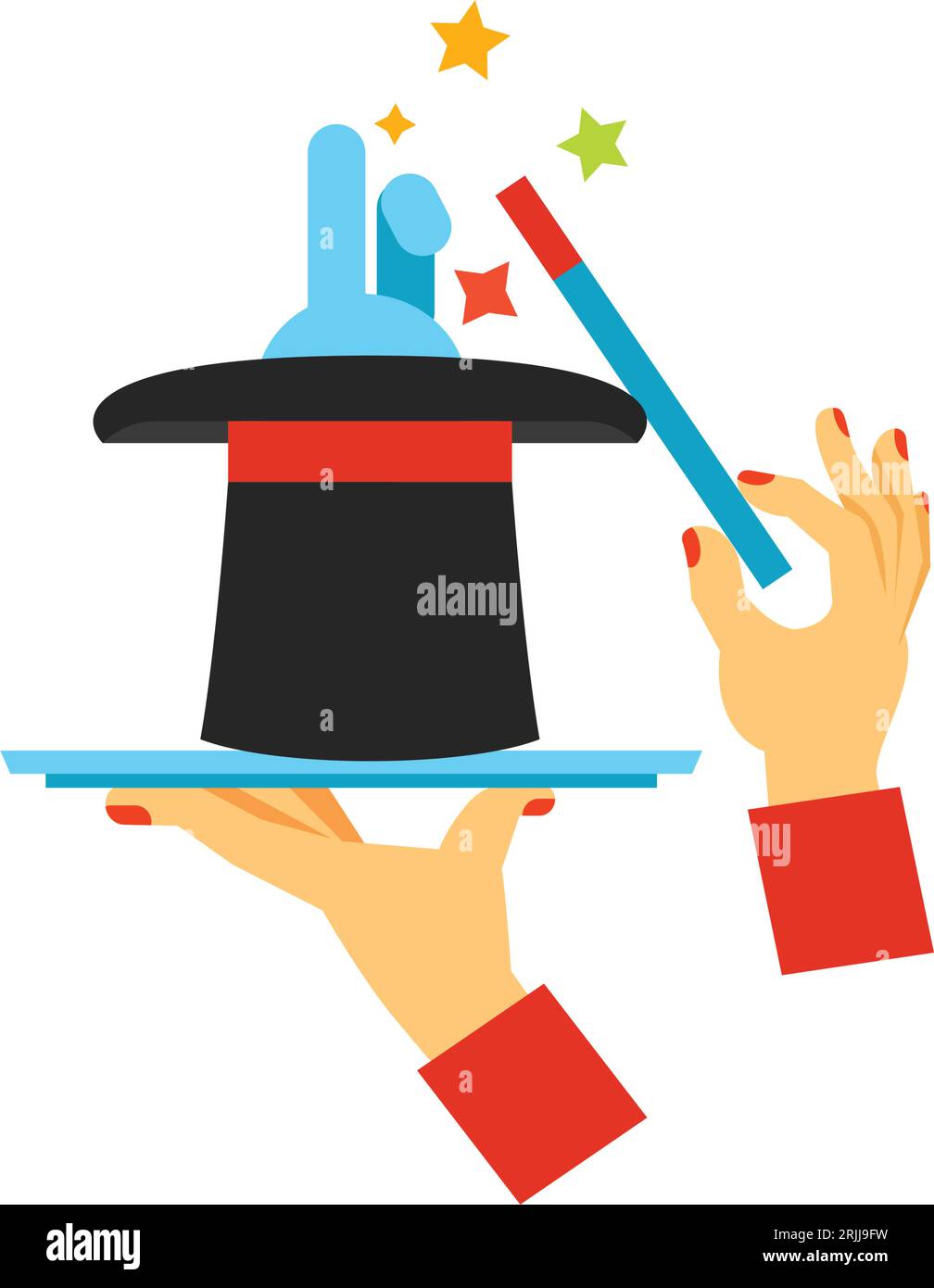 Stick tricks Stock Vector Images - Alamy