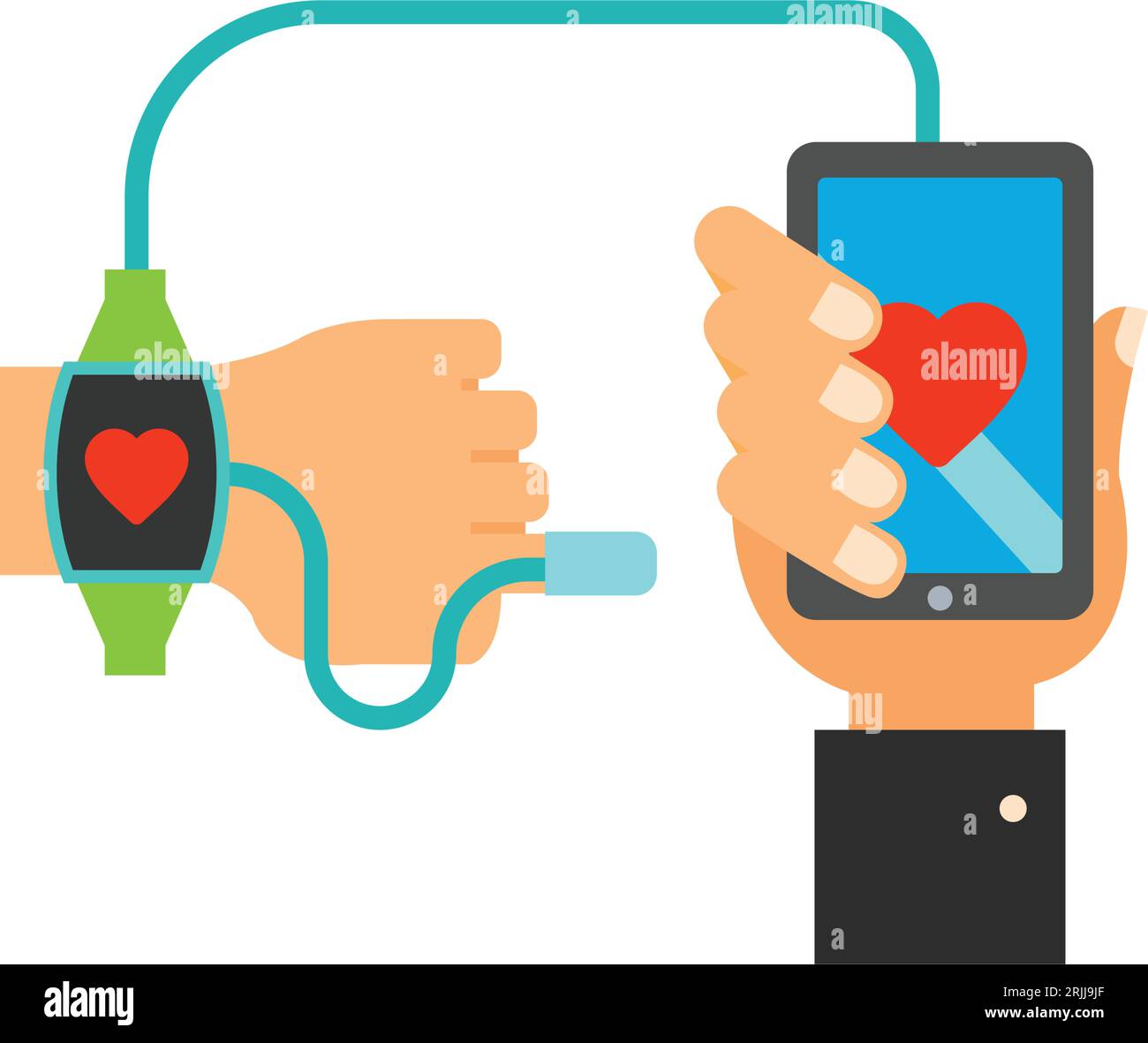 Personal health tracking Cut Out Stock Images & Pictures - Alamy