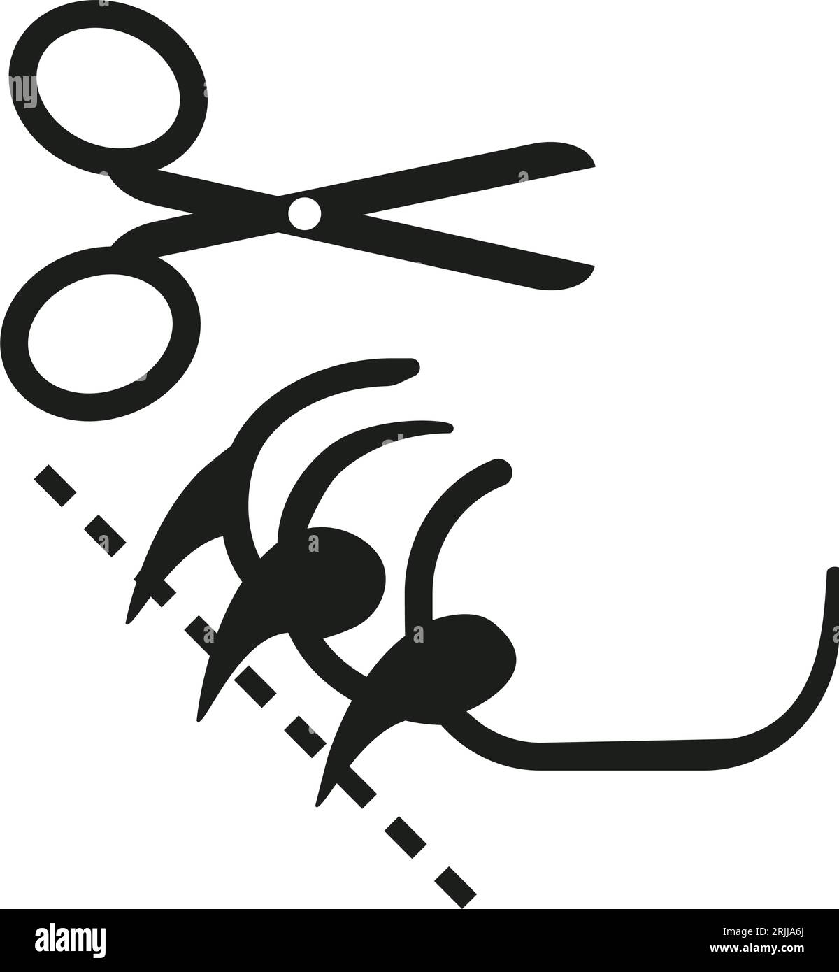 Nail cutting procedure Stock Vector Images - Alamy