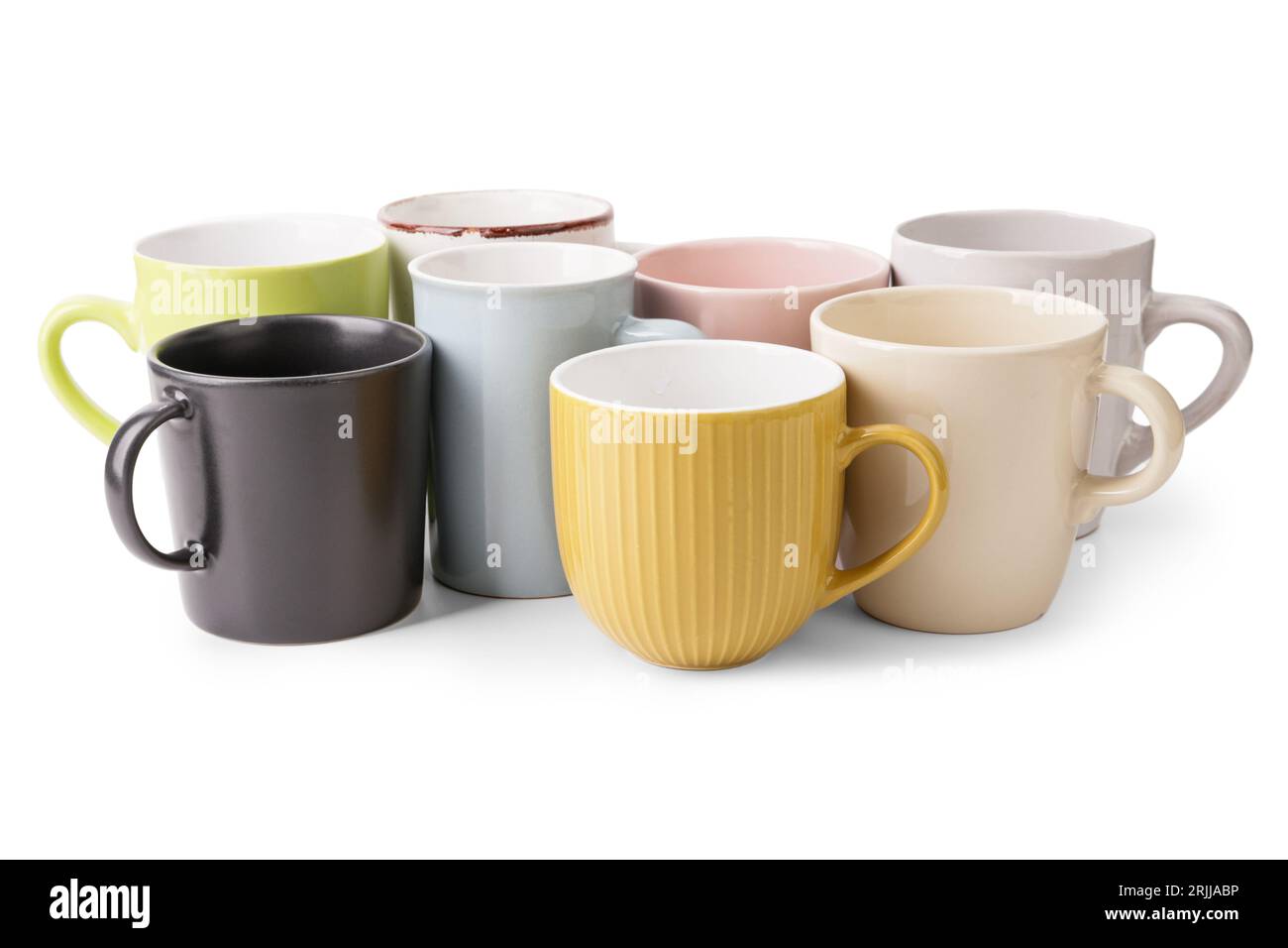Different cups set on Cut Out Stock Images & Pictures - Alamy