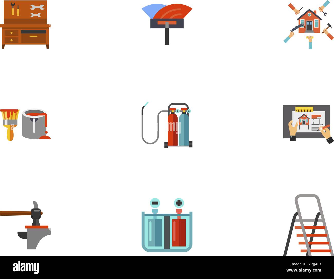 Remodeling Icon Set Stock Vector Image & Art - Alamy