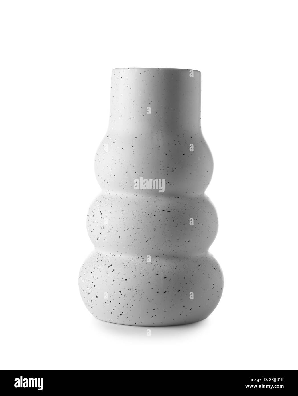 Empty vase on white background Stock Photo - Alamy