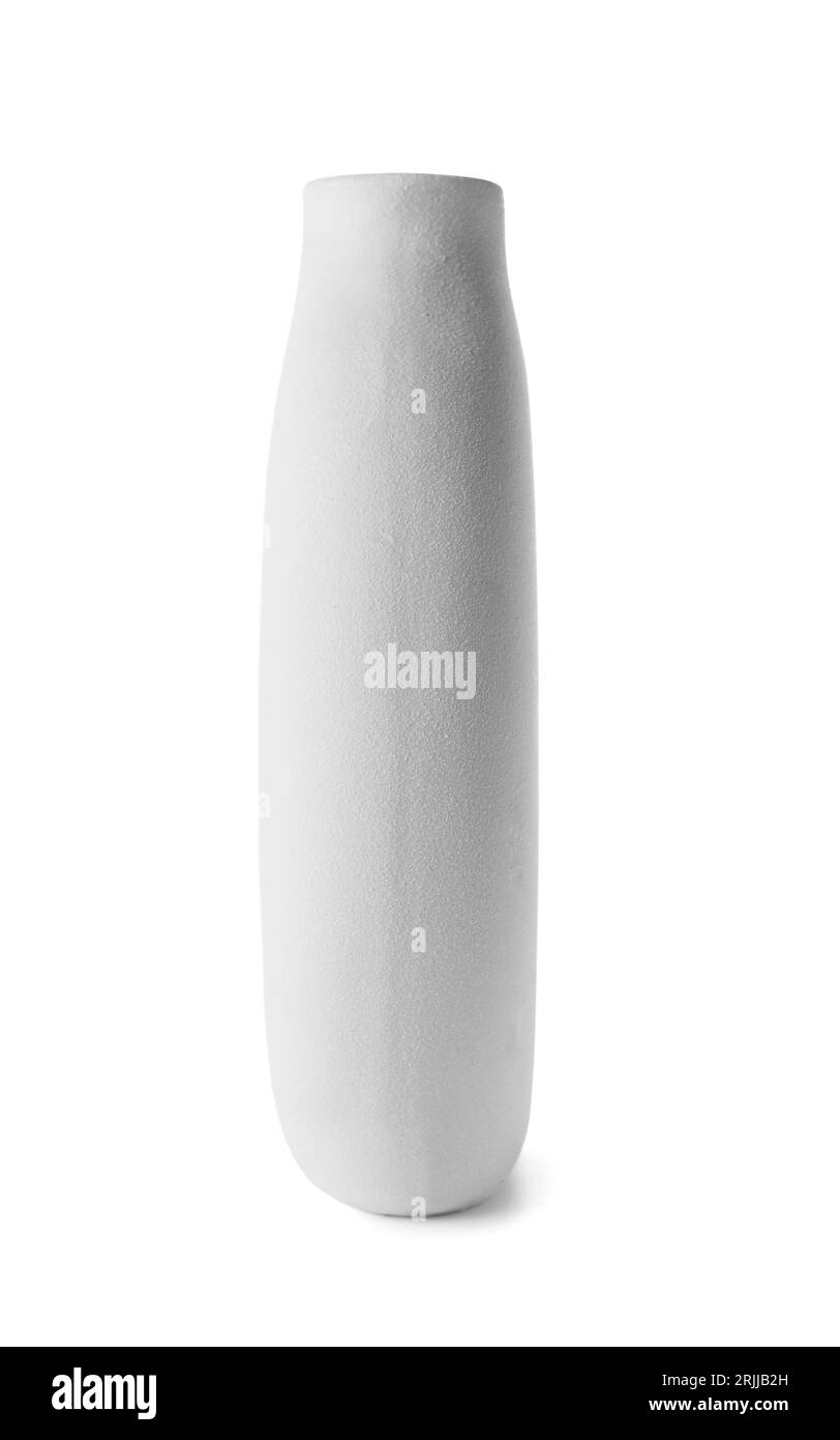 Empty vase on white background Stock Photo - Alamy