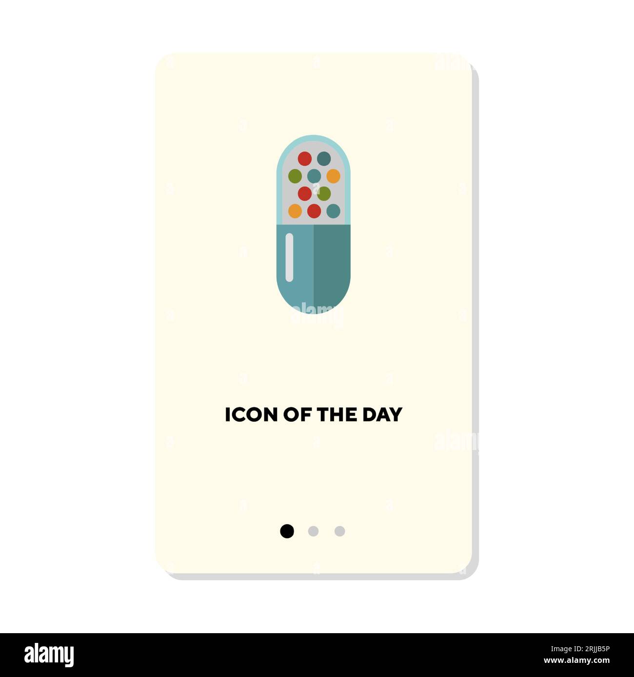 Green pill icon cartoon Stock Vector Images - Alamy