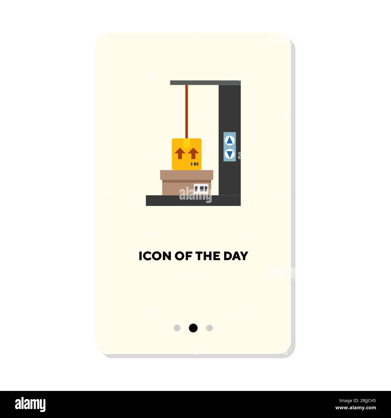 Parcel boxes loading Stock Vector Images - Alamy