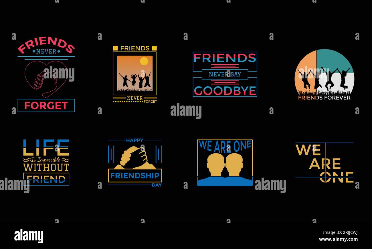 Friendship quote Stock Vector Images - Alamy